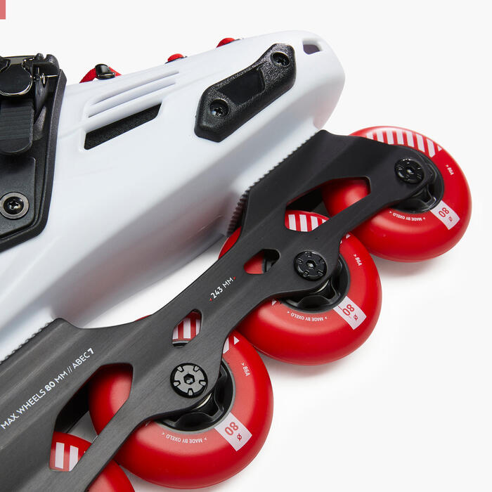 Adult Inline Skate MF 500 - White Red