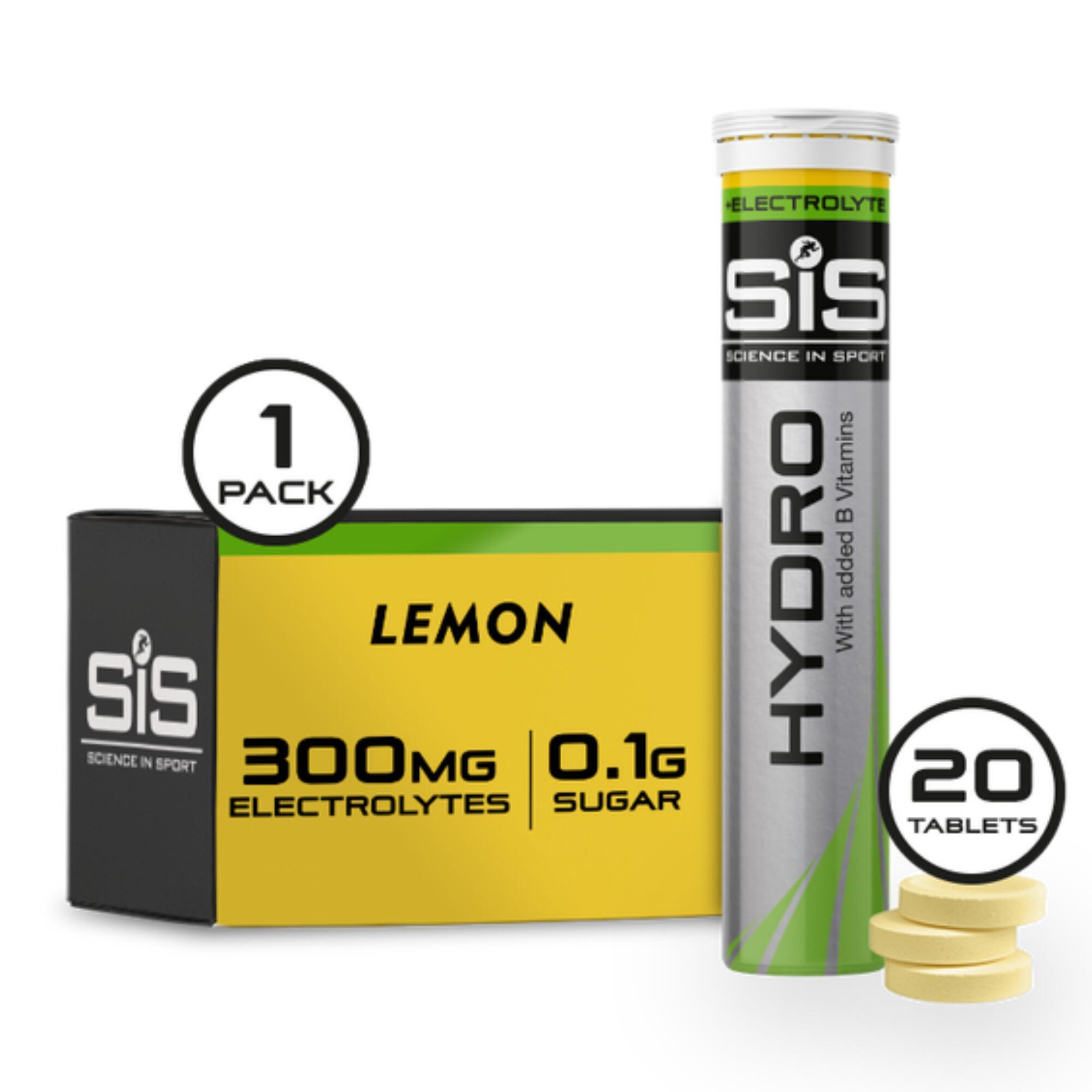 SIS Hydro Electrolyte Drink Tablets - Lemon 1 Tube