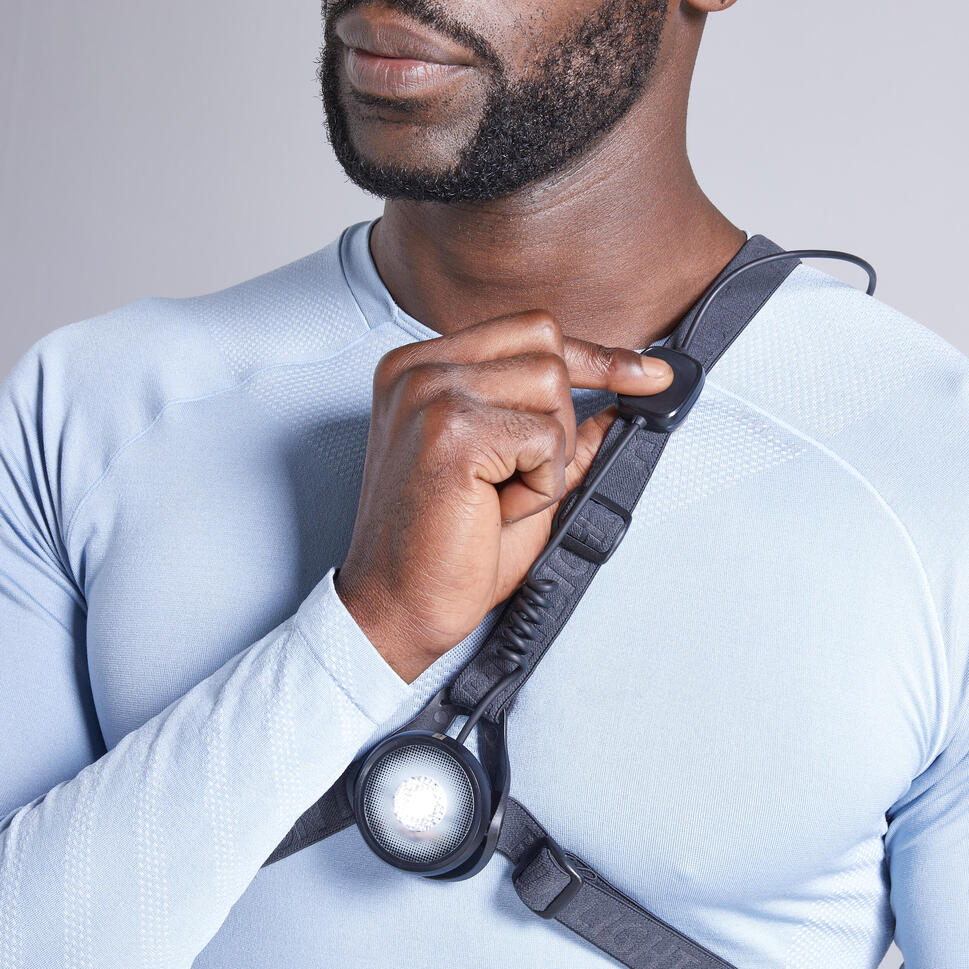 Lampe de running pectorale runlight 900 usb v2 KIPRUN | Decathlon