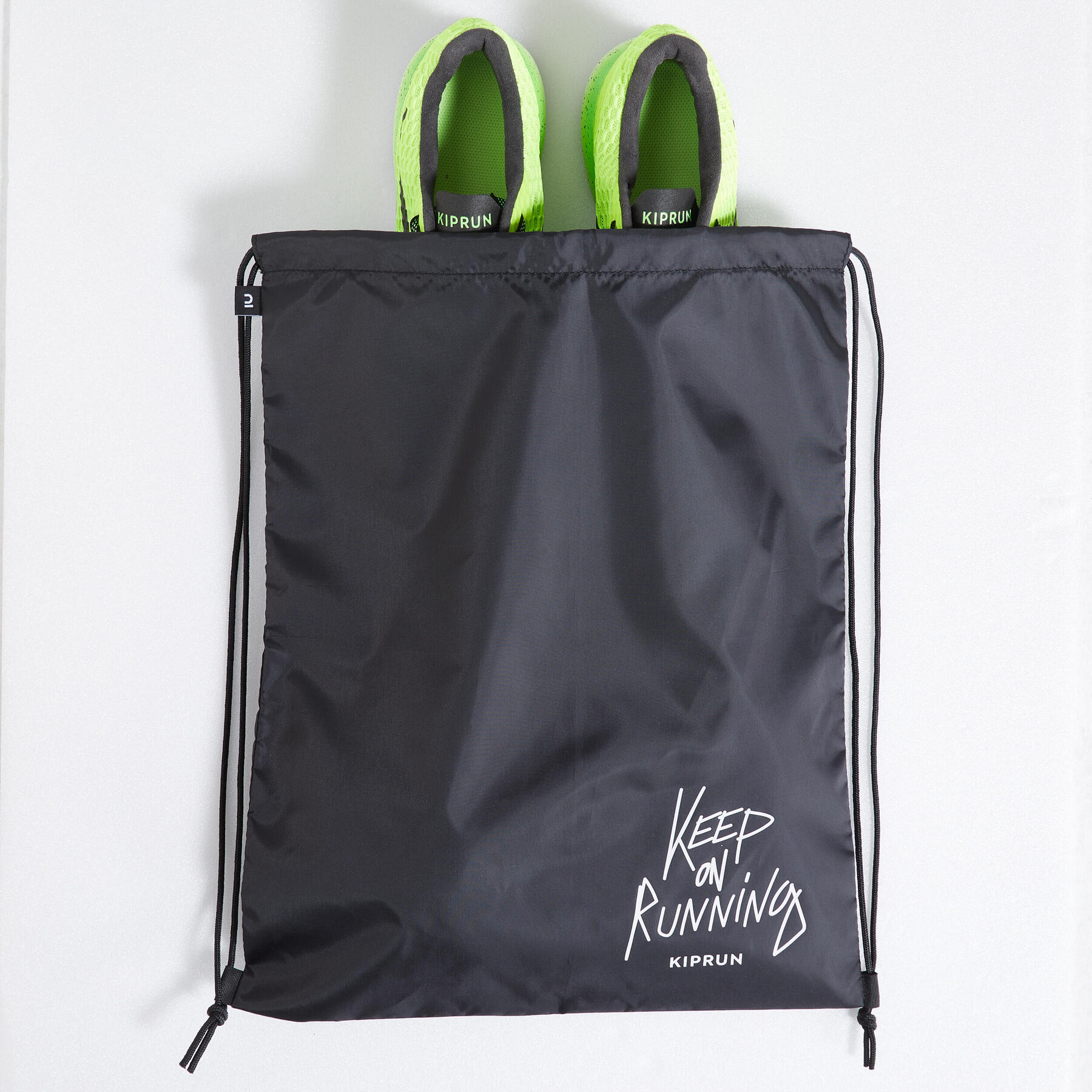 Drawstring Shoe Bag - Black