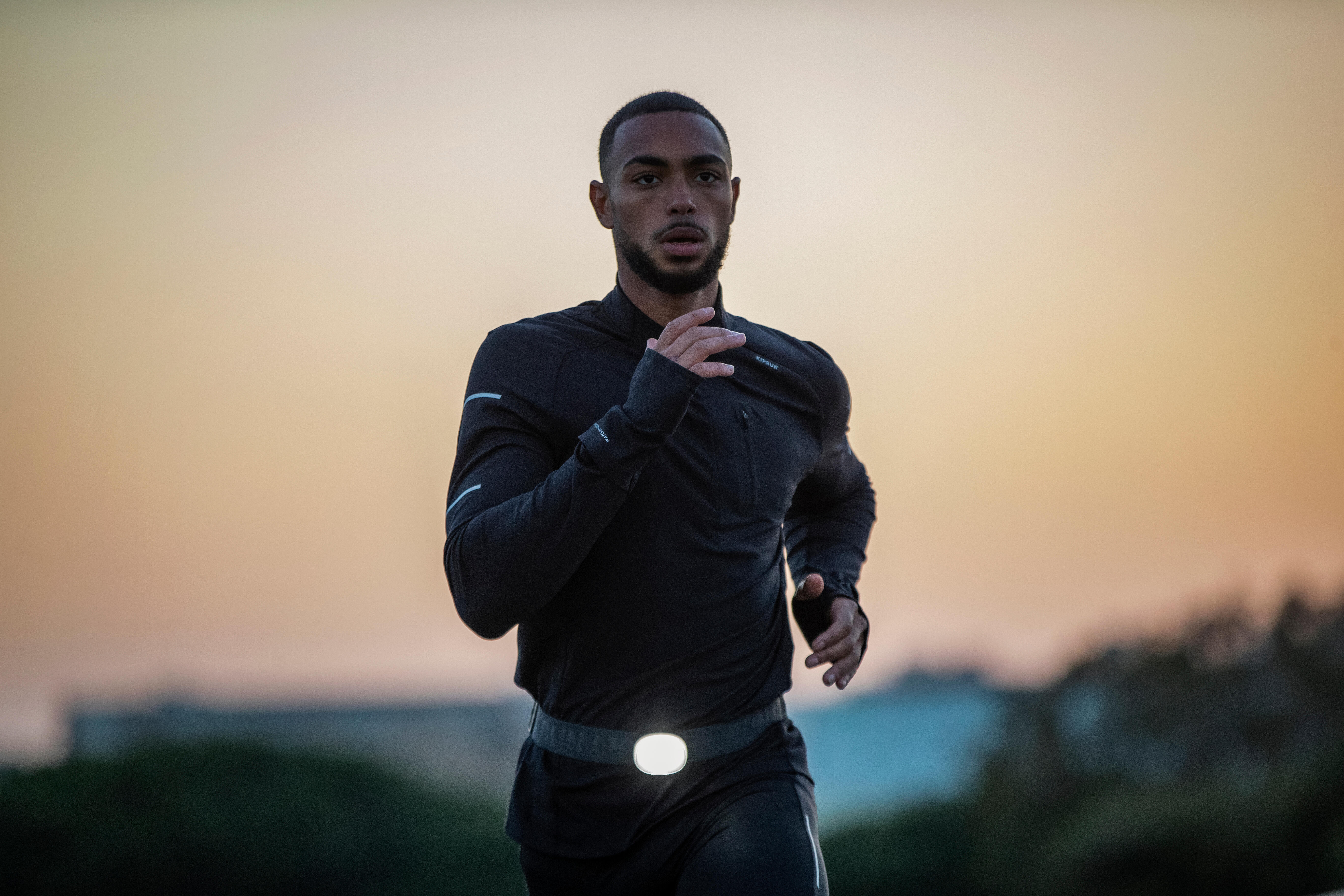 Lampe pectorale de course 200 lumens – RunLight - Noir - Kiprun - Décathlon