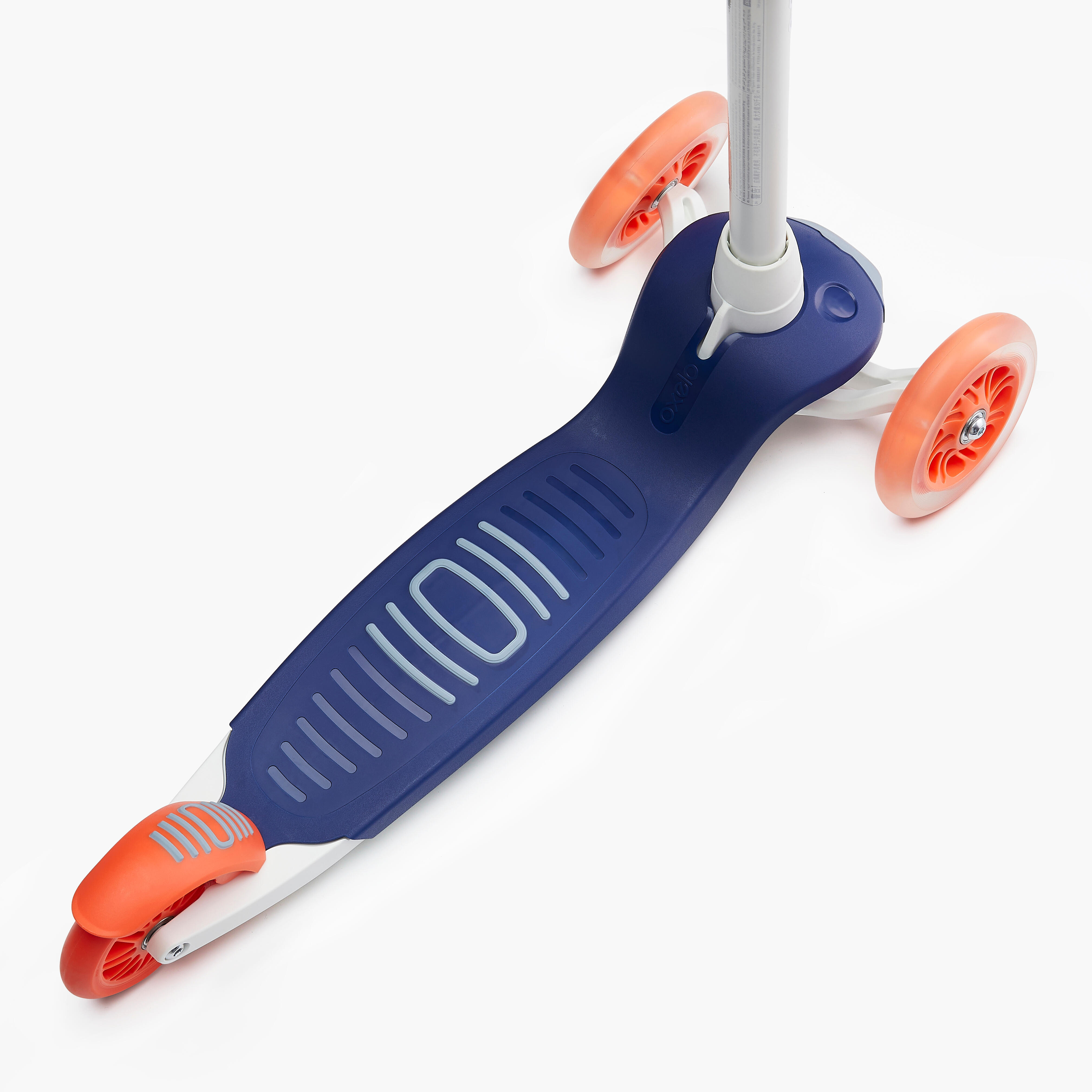 PATÍN DEL DIABLO DE 3 RUEDAS NIÑO B1 500 AZUL NARANJA - Decathlon