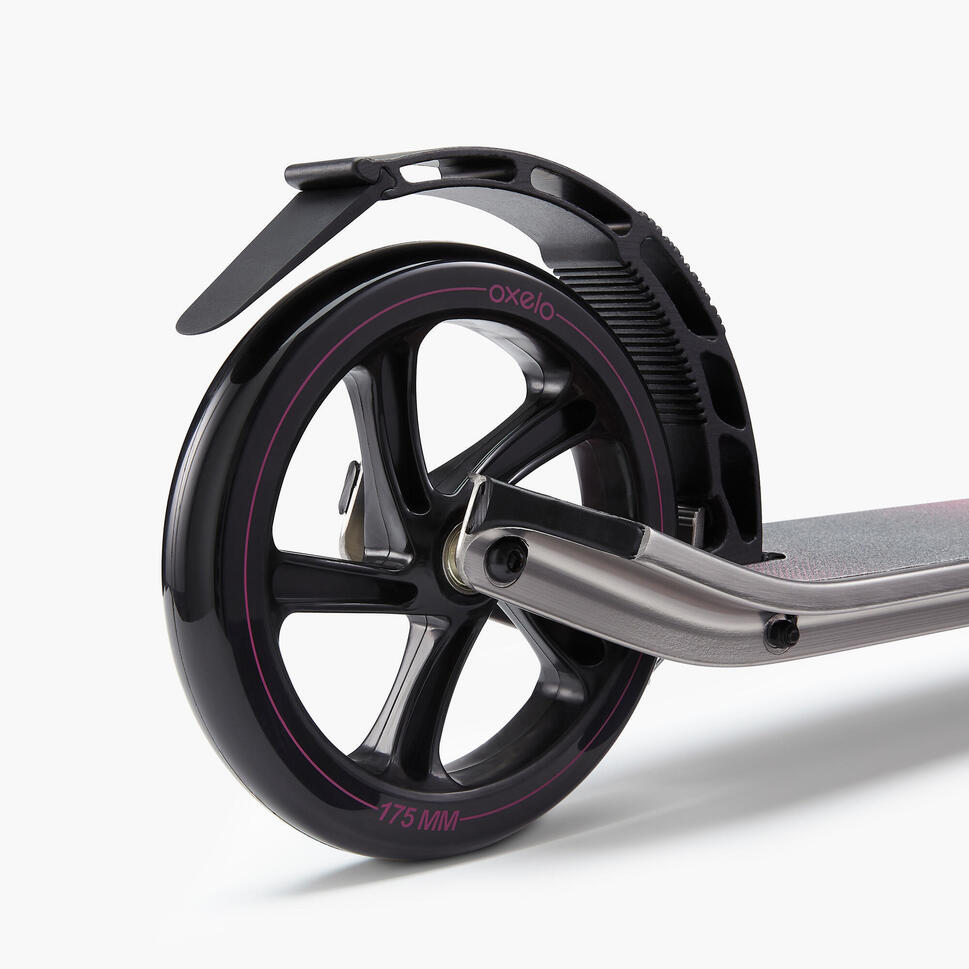 TROTTINETTE MID9 BLANCHE VIOLETTE OXELO | Decathlon