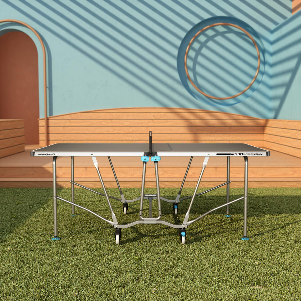 TABLE DE PING PONG PPT 530 OUTDOOR MEDIUM.2 PONGORI | Decathlon