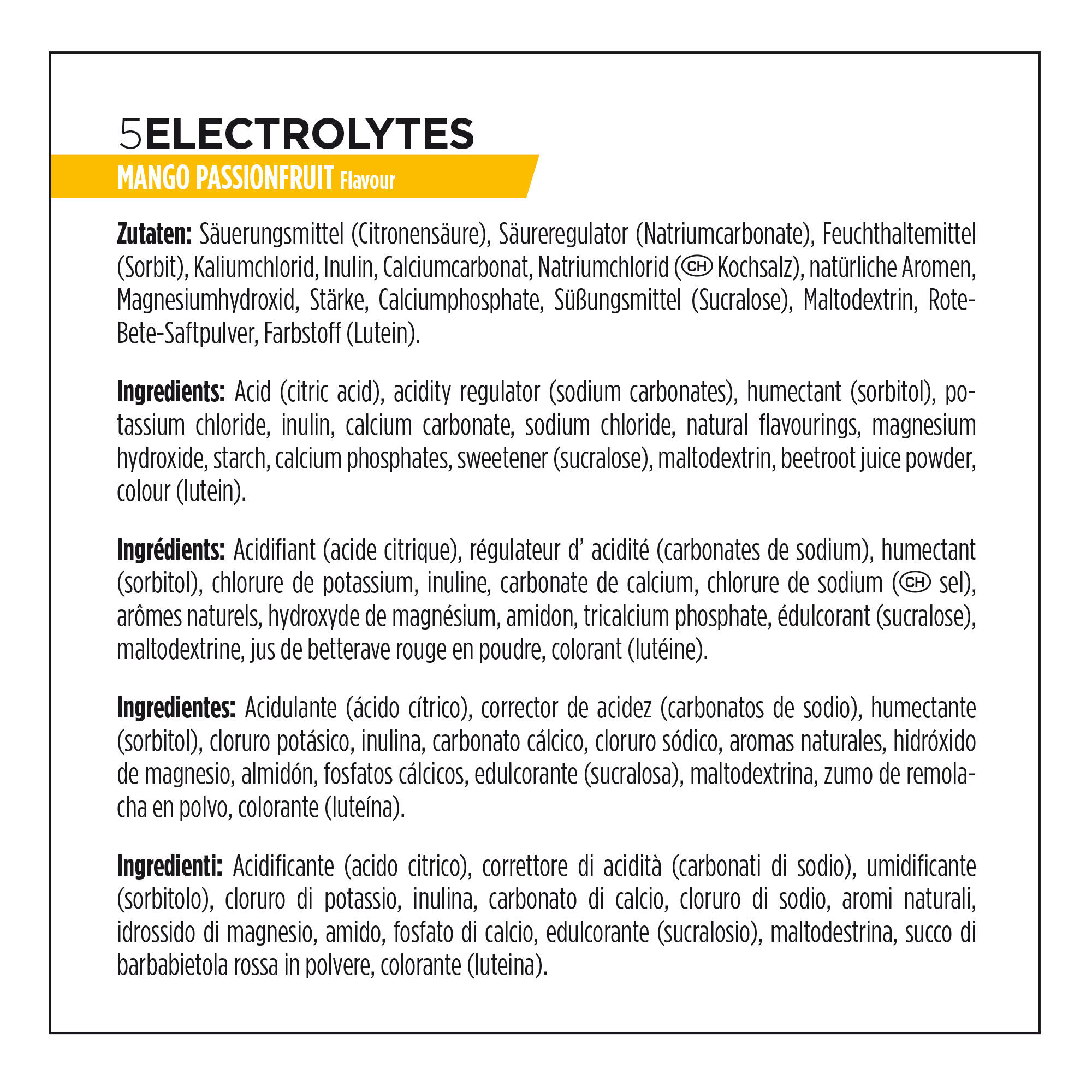 Electrolyte Drink Tablets Mango 10 x 4.2 g - Decathlon