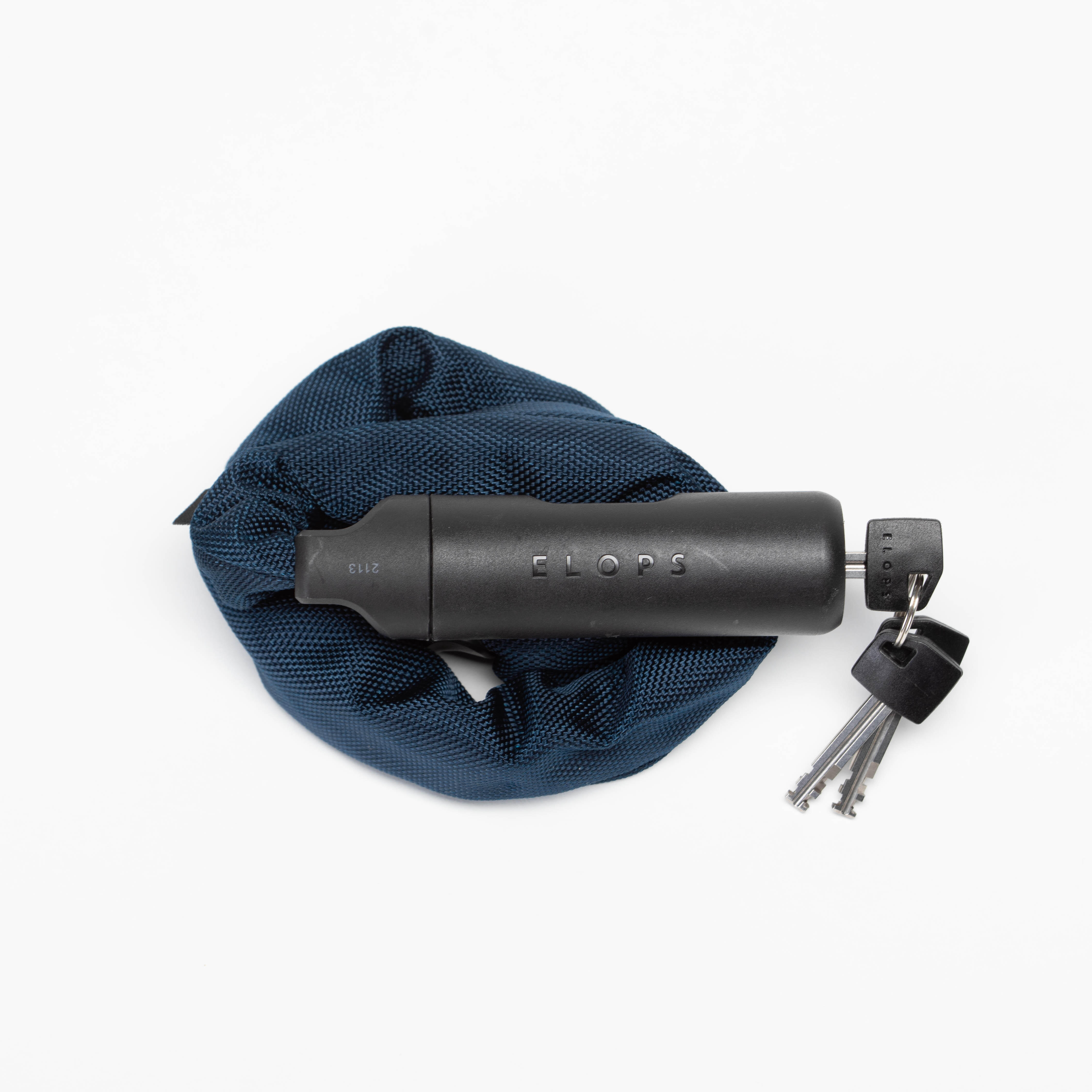 Chain Bike Lock - 500 M - Blue - Elops - Decathlon