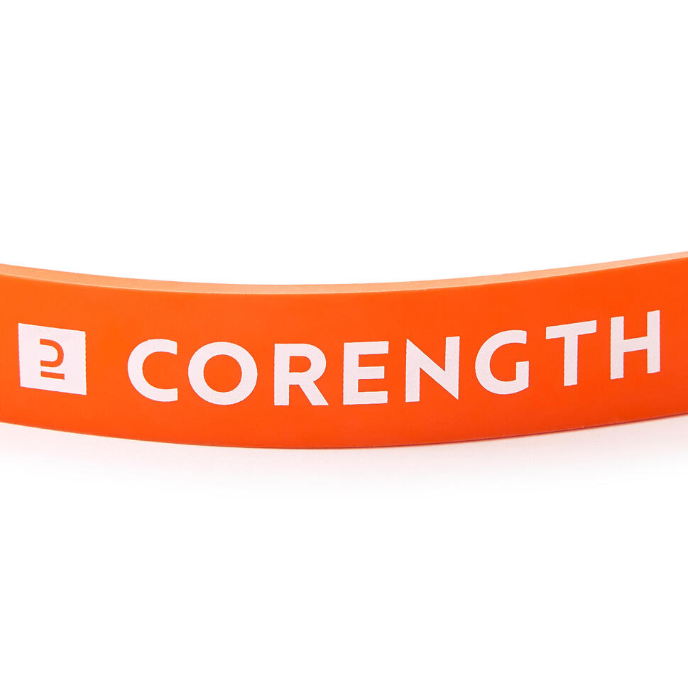 Élastique de musculation - training band 35 kg orange CORENGTH | Decathlon