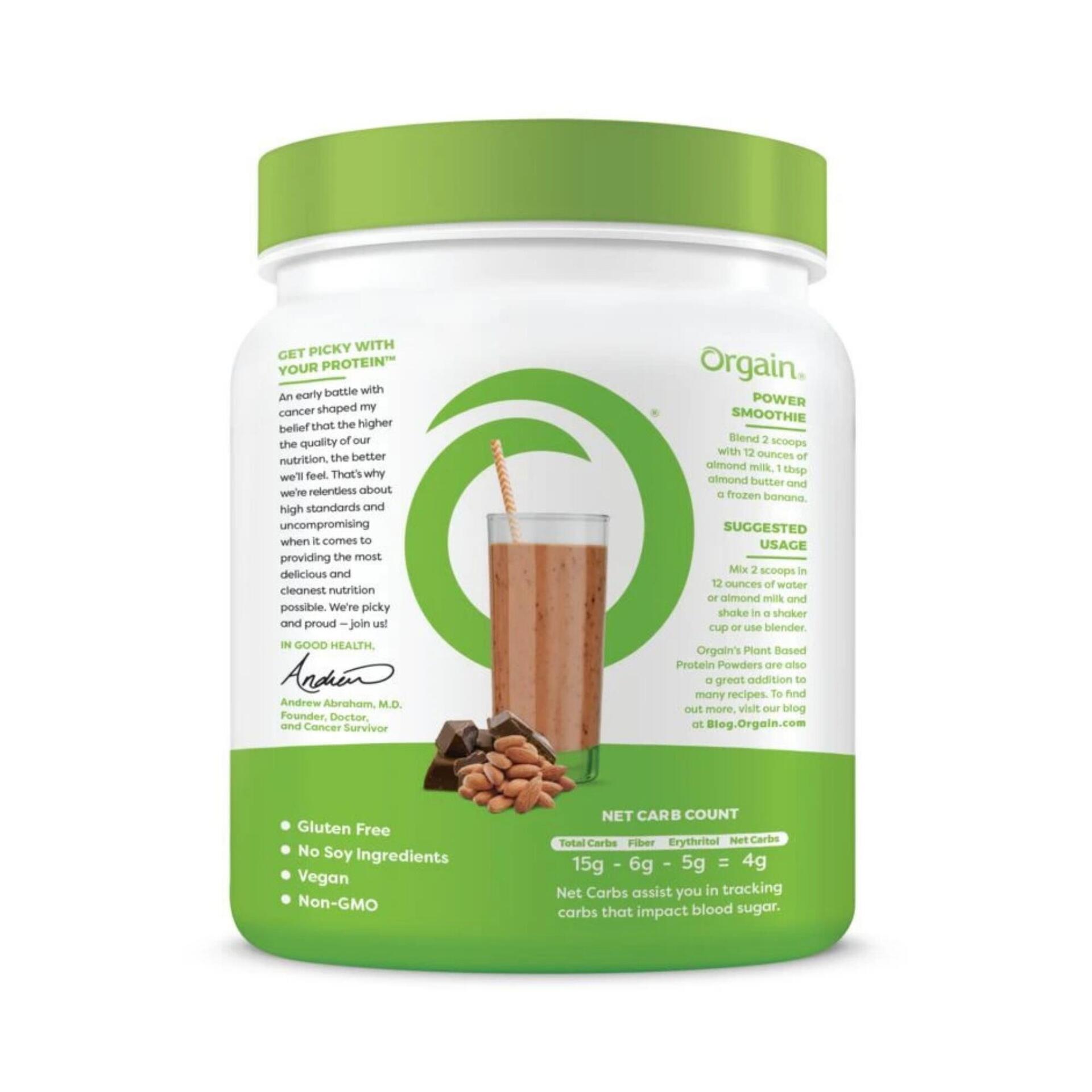 Orgain Organic Protein Plant Based Powder (Chocolate Fudge) 1.02lbs