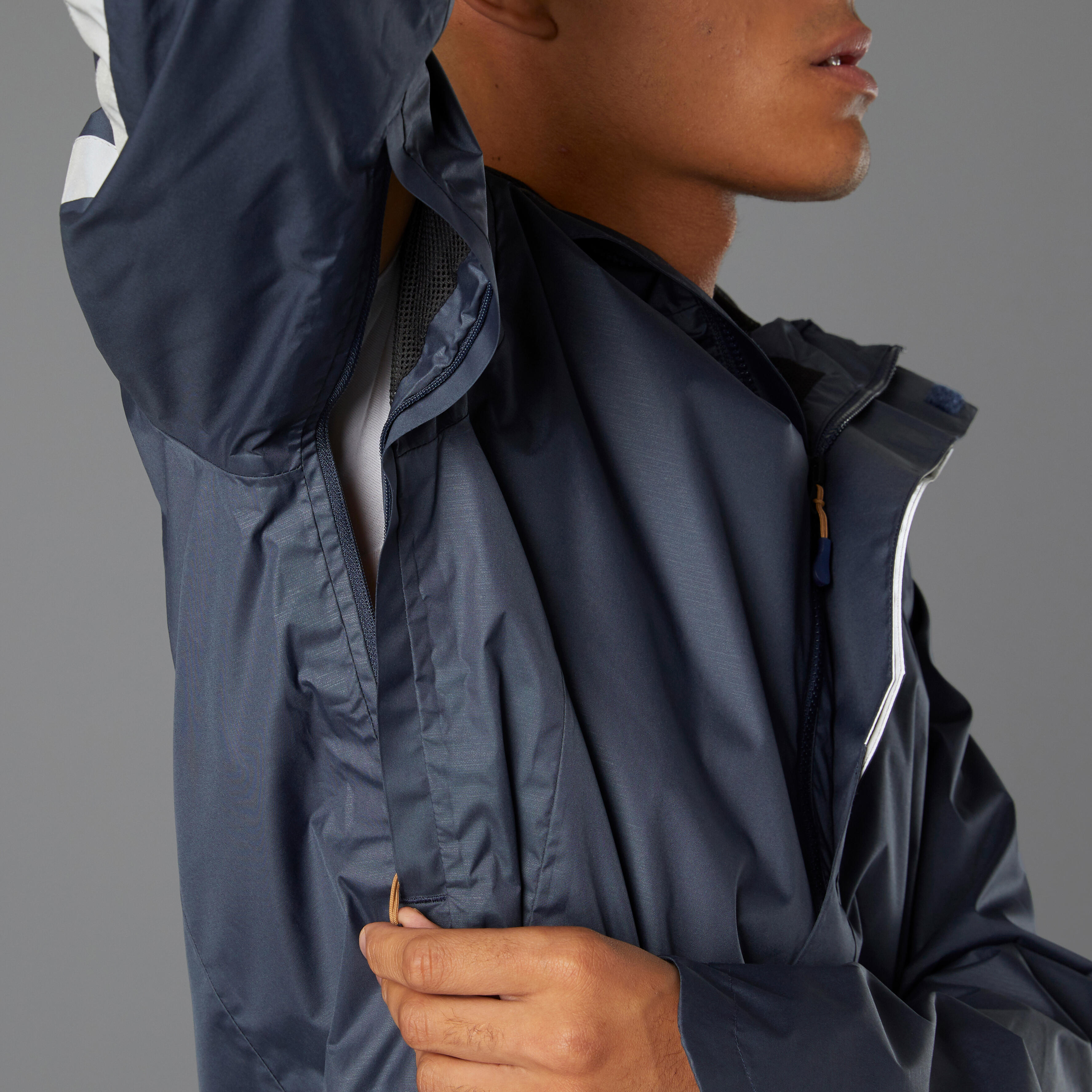 Cycling Rain Jacket 540 - Dark Blue