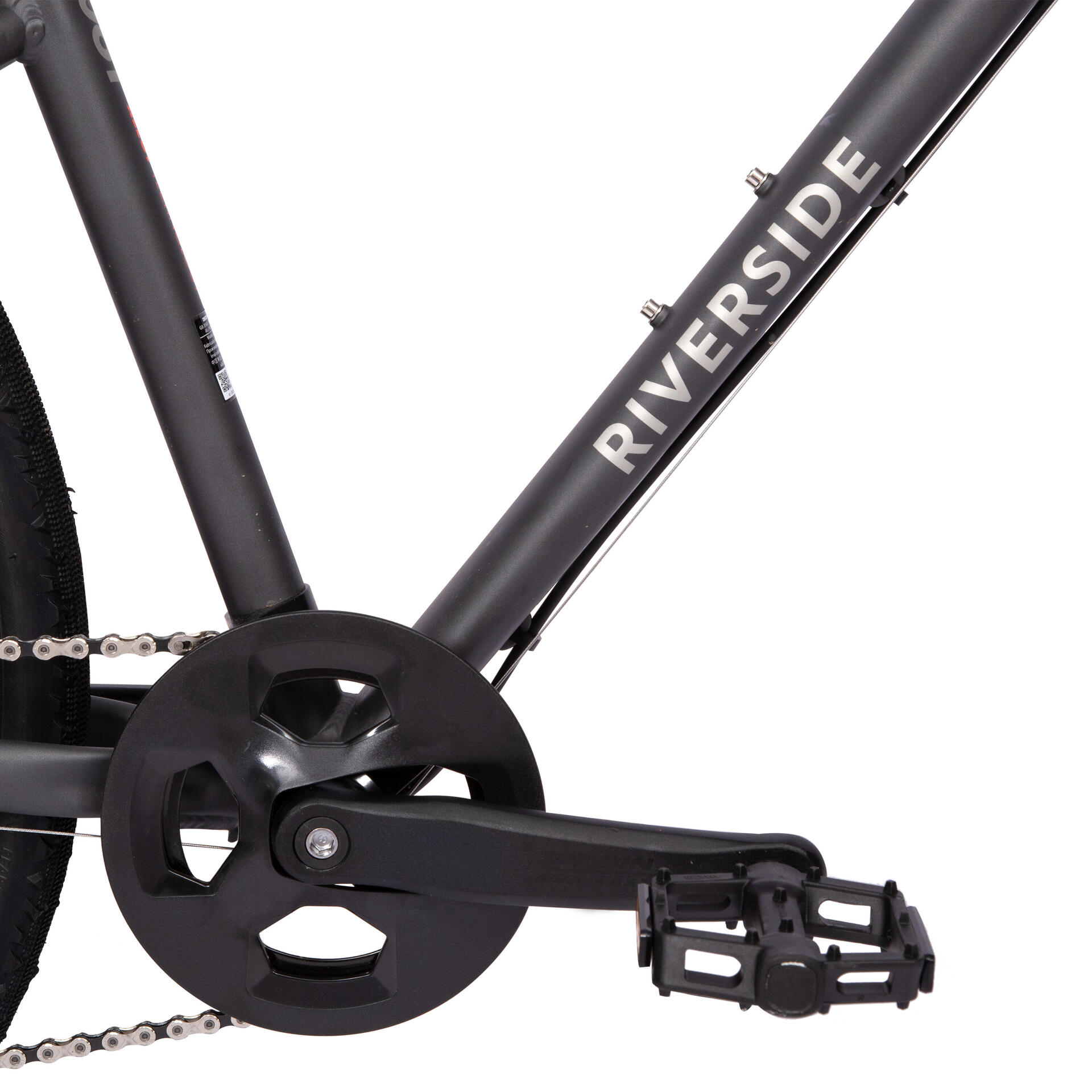 Hybrid Bike Riverside 900 Grey Orange 10 speed Hydraulic Disc Brake