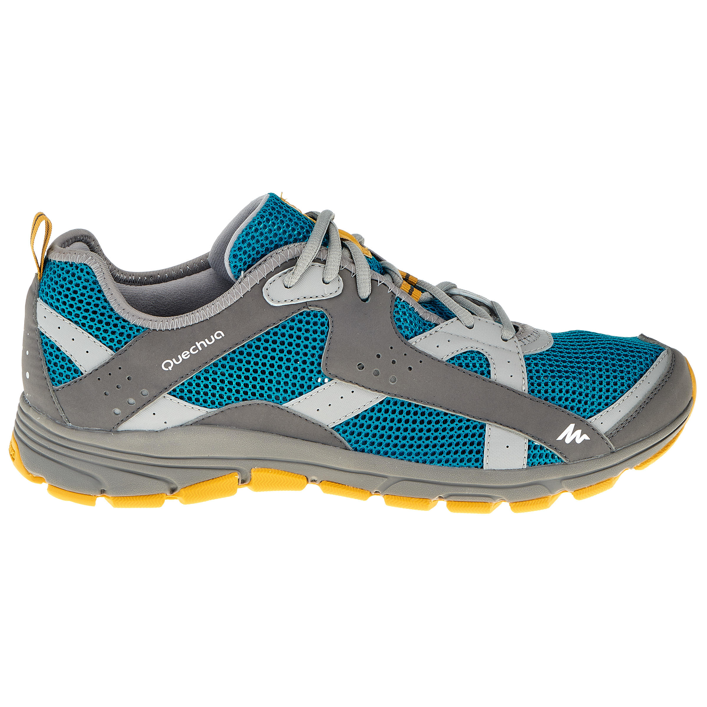 Wanderschuhe Arpenaz 200 Fresh Herren grau/blau - Decathlon