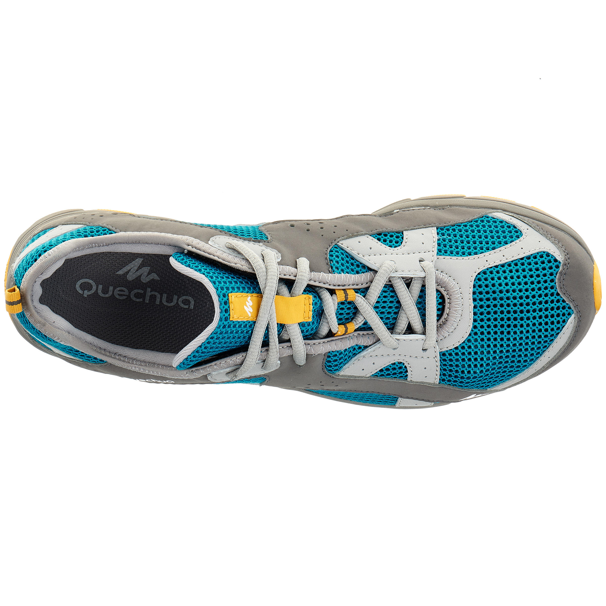 Wanderschuhe Arpenaz 200 Fresh Herren grau/blau - Decathlon