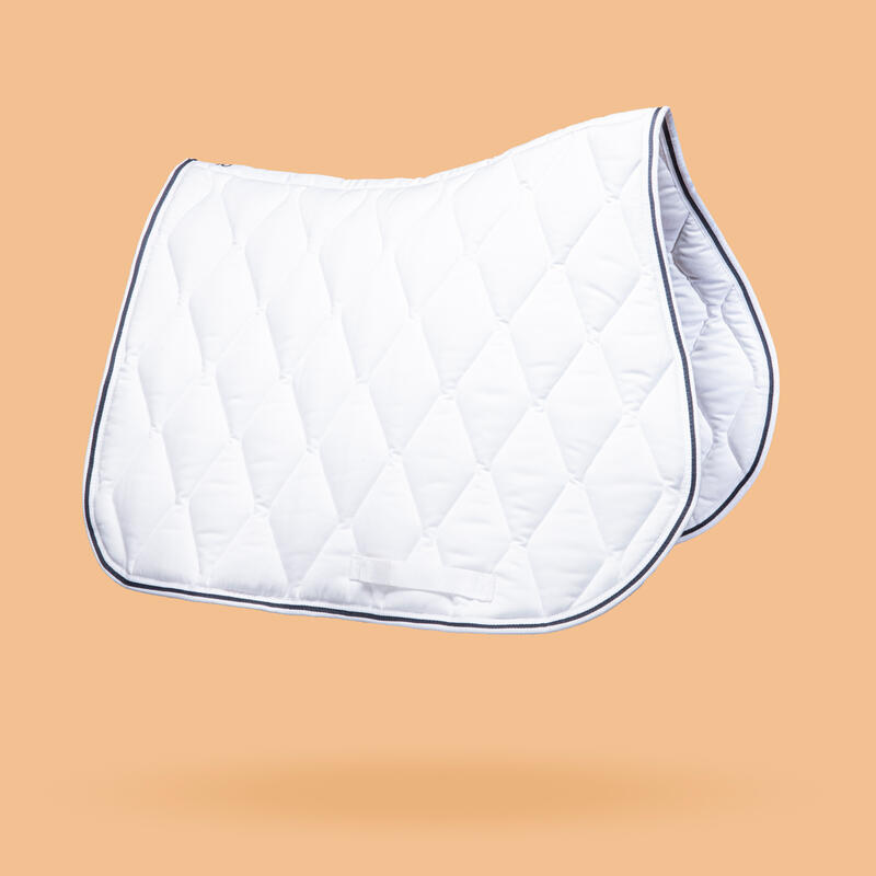 Show Saddle Cloth For Horse/Pony 500 - White FOUGANZA - Decathlon