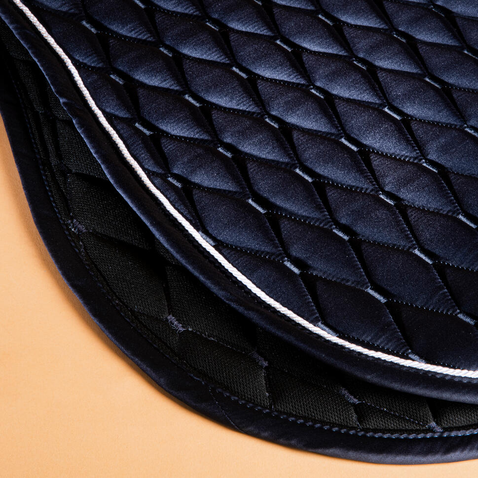 Tapis de selle équitation strass Cheval et Poney - 500 marine FOUGANZA | Decathlon