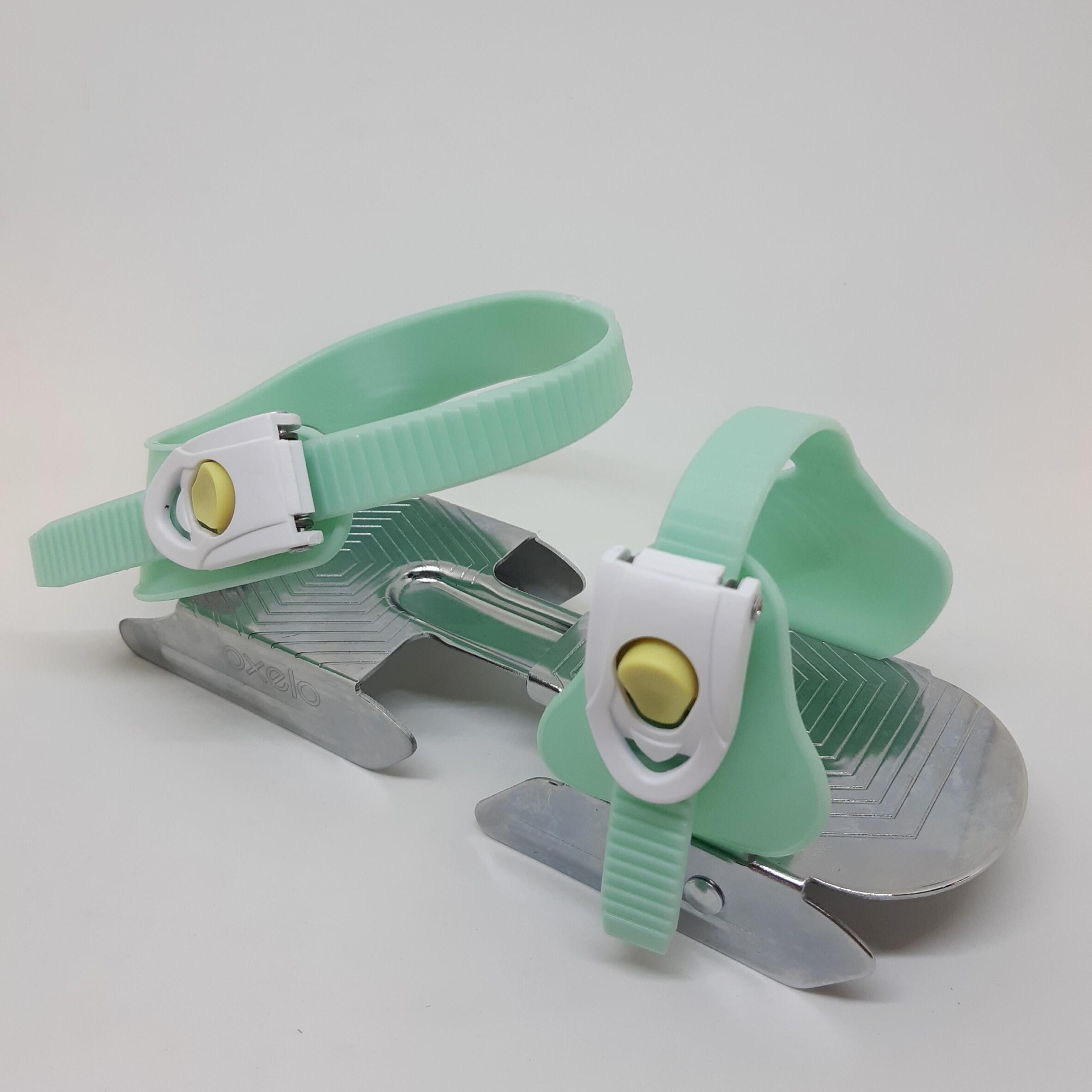 Kids' Ice Skates Play 1 - Mint Green - Decathlon