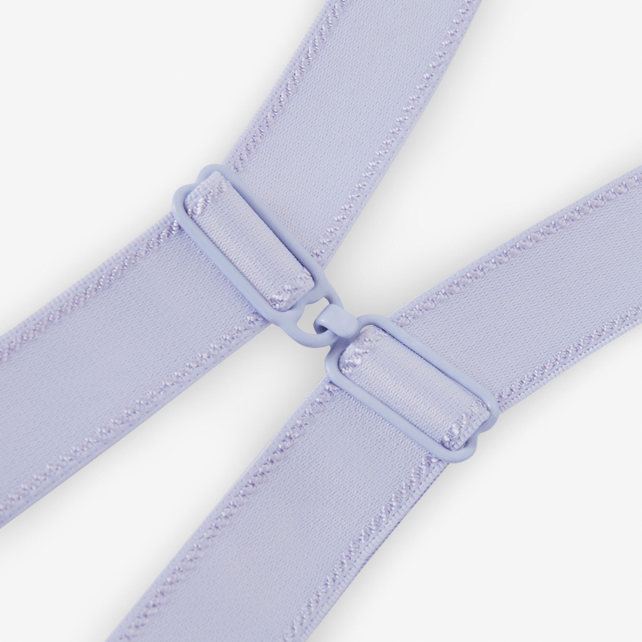 Women's High Support Convertible Strap Sports Bra - Light Blue - Decathlon