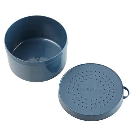 ROUND BAIT BOX DIAMETER WITH A LID WITH HOLES 100MM LVB 0.5 L - Decathlon