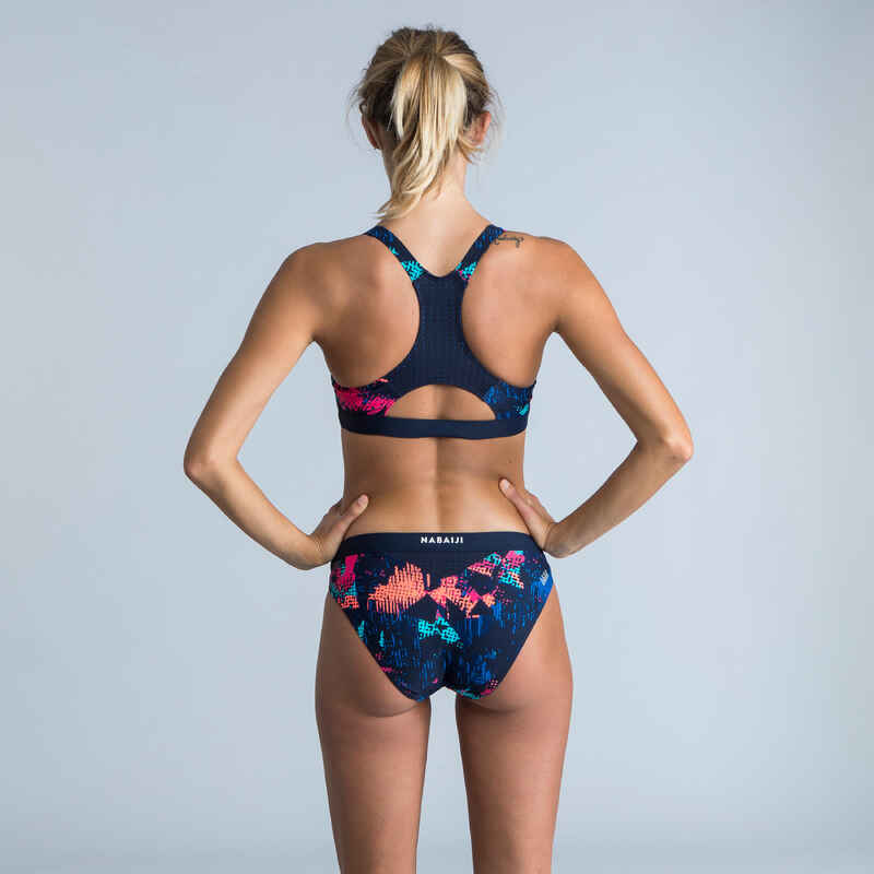 Womens Bikini Briefs Kamyleon All Tach Pink Decathlon