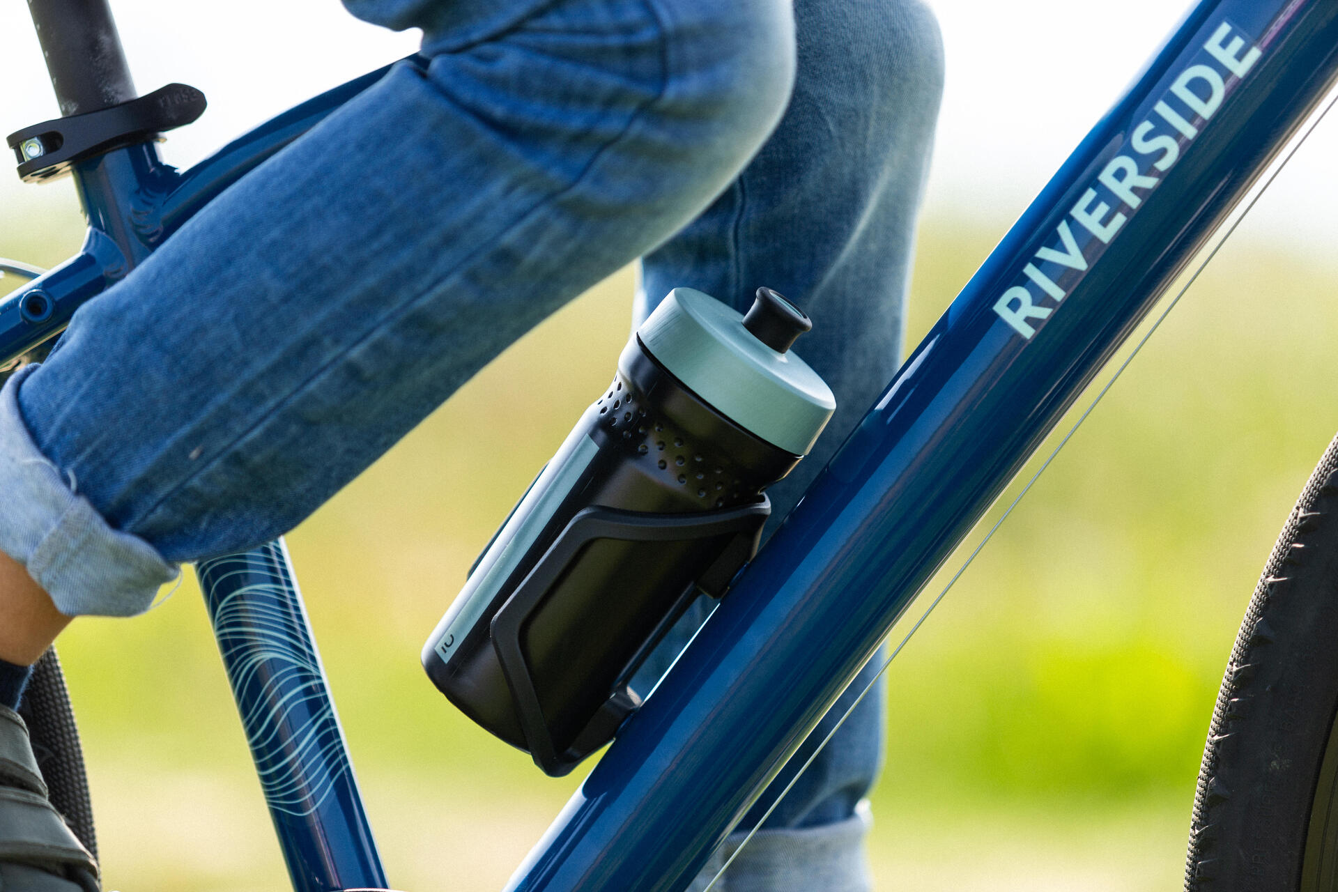 Kids' 380 ml Water Bottle 500 - Khaki