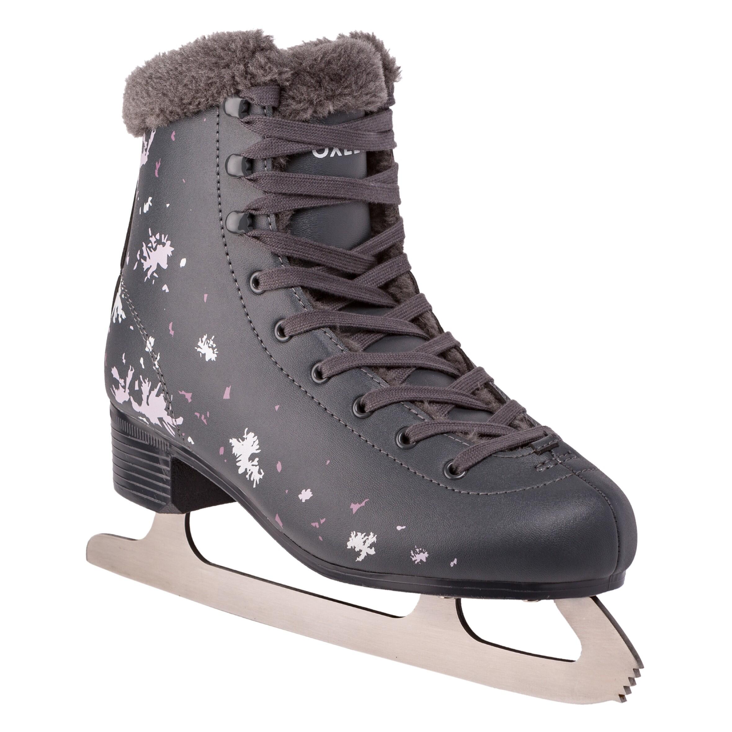 Kids' Ice Skates 120 - Black - Decathlon