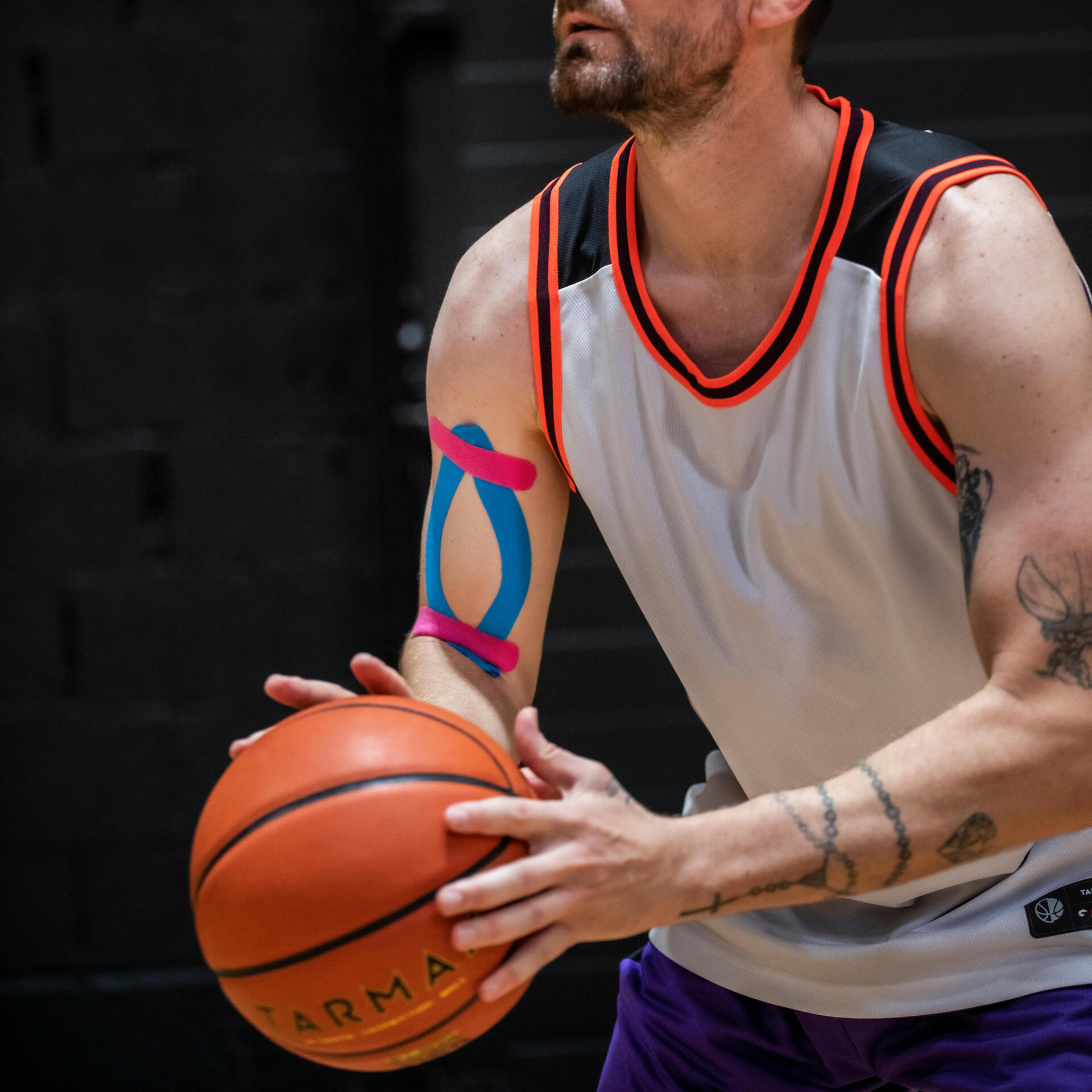 5 cm x 5 m Kinesiology Support Strap - Black