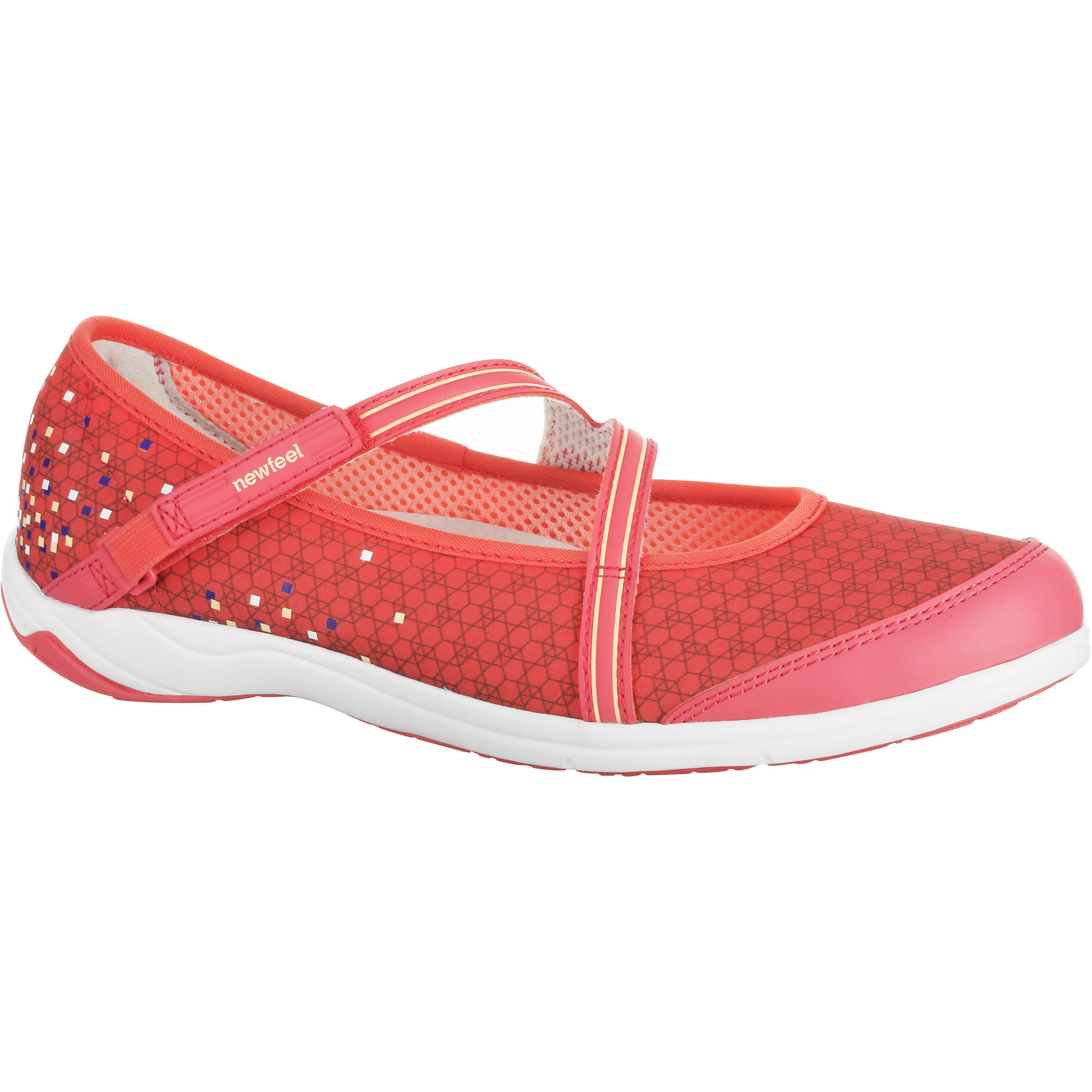 Baoma Women's Active Walking Ballerina Pumps - Coral NEWFEEL | Decathlon