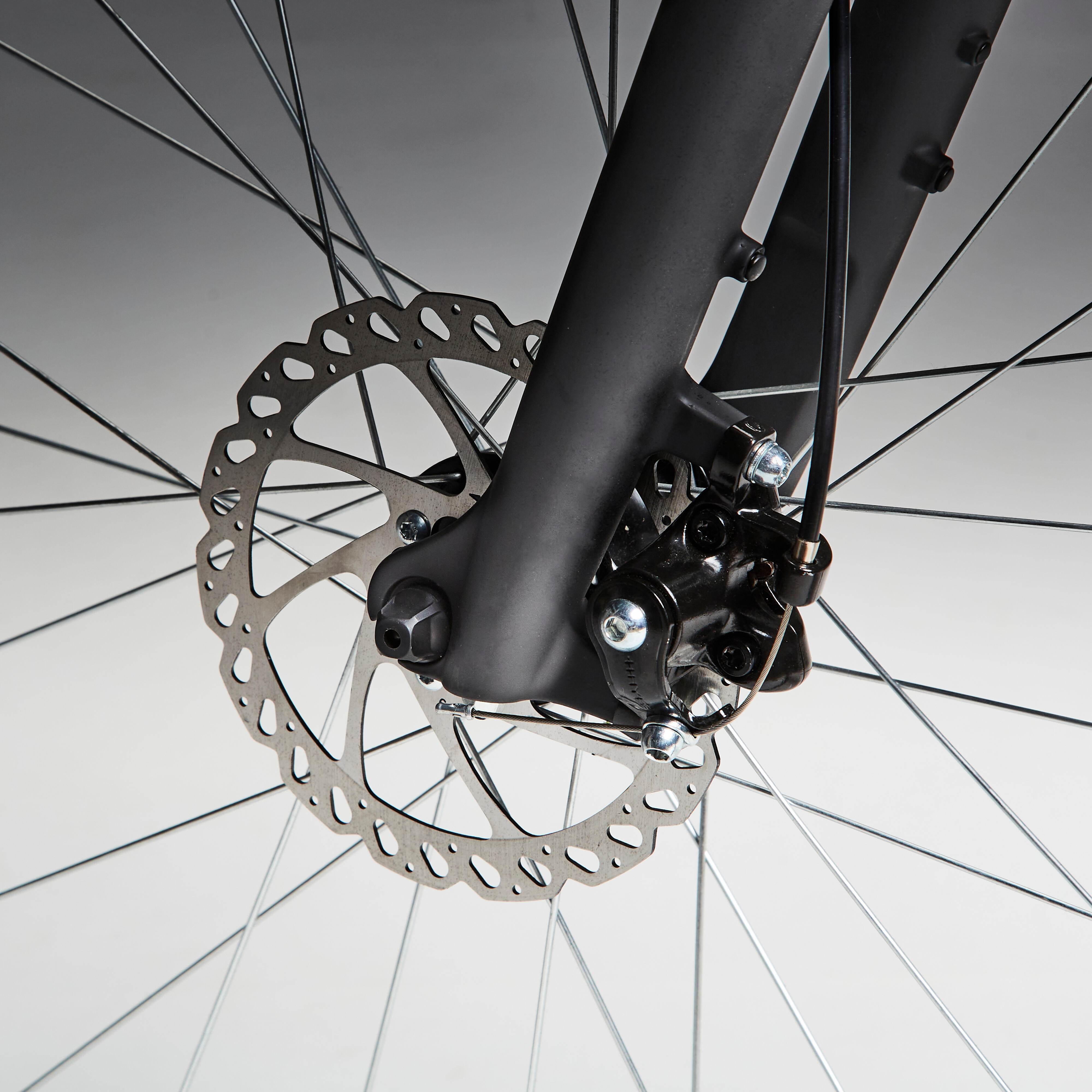 Riverside 500 Hybrid Bike - navy - Decathlon