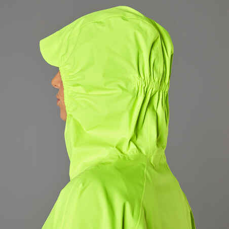120 Hi-Vis Day City Cycling Poncho - Neon Yellow - Decathlon