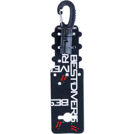 Magnet-Schlauchhalter Tauchen schwarz - Decathlon
