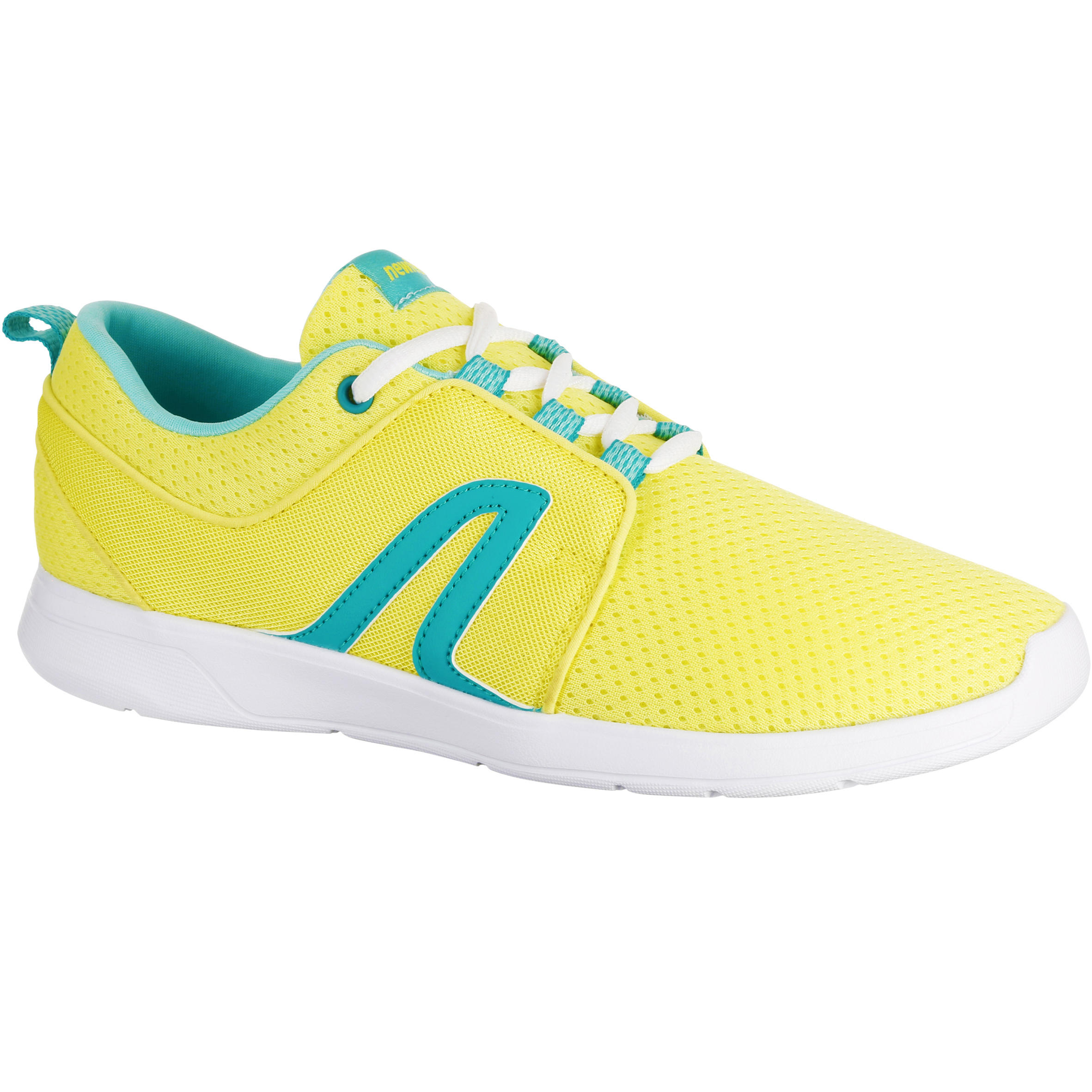 Soft 140 Women's Fitness Walking Shoes - Yellow - Decathlon