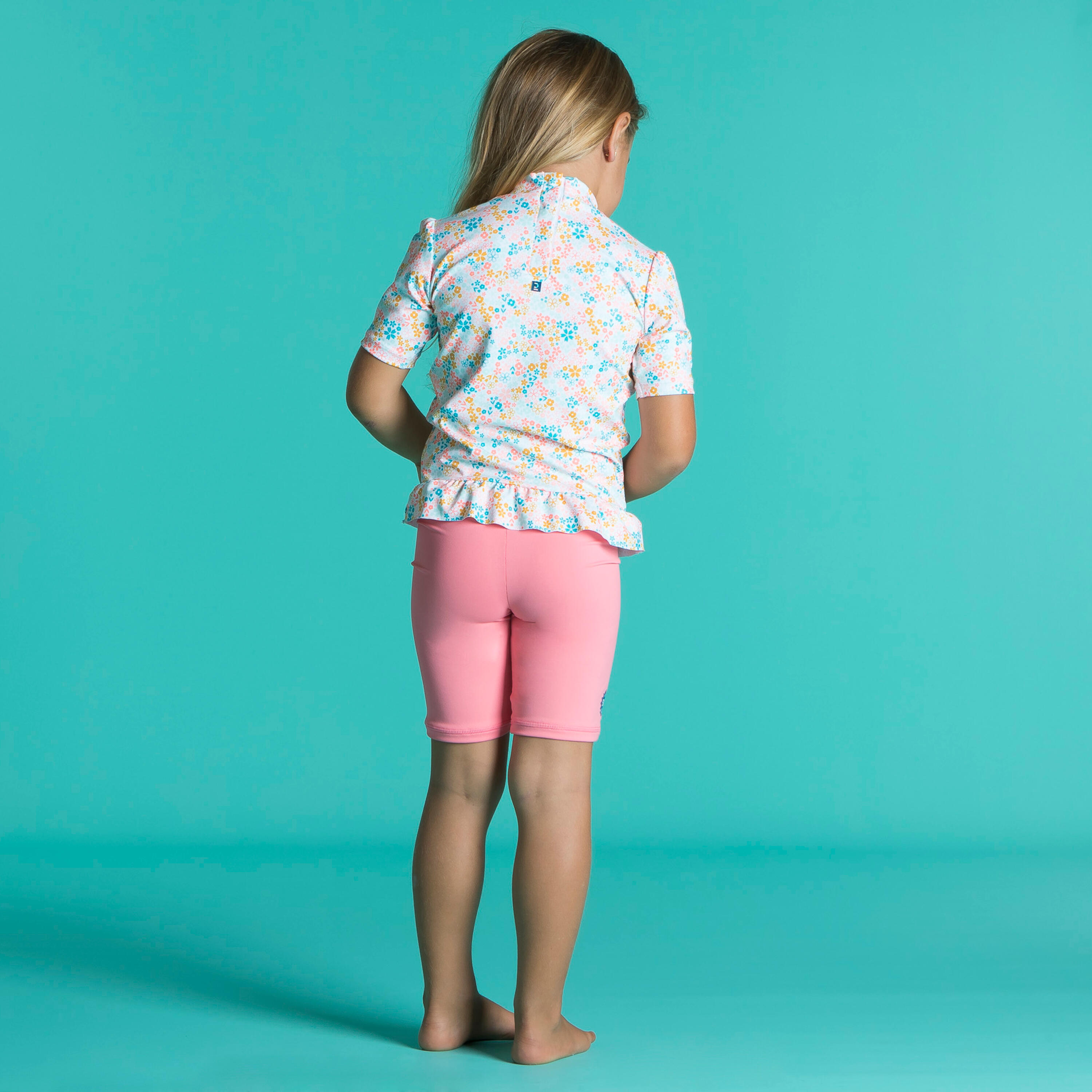 Baby / Kids’ Mid-Length Anti-UV Swimsuit Bottom - Pink