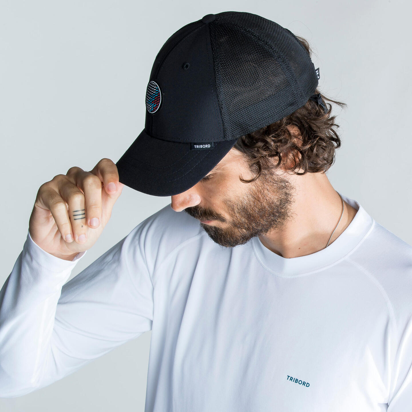 Adults' Sailing Cap 500 - Black