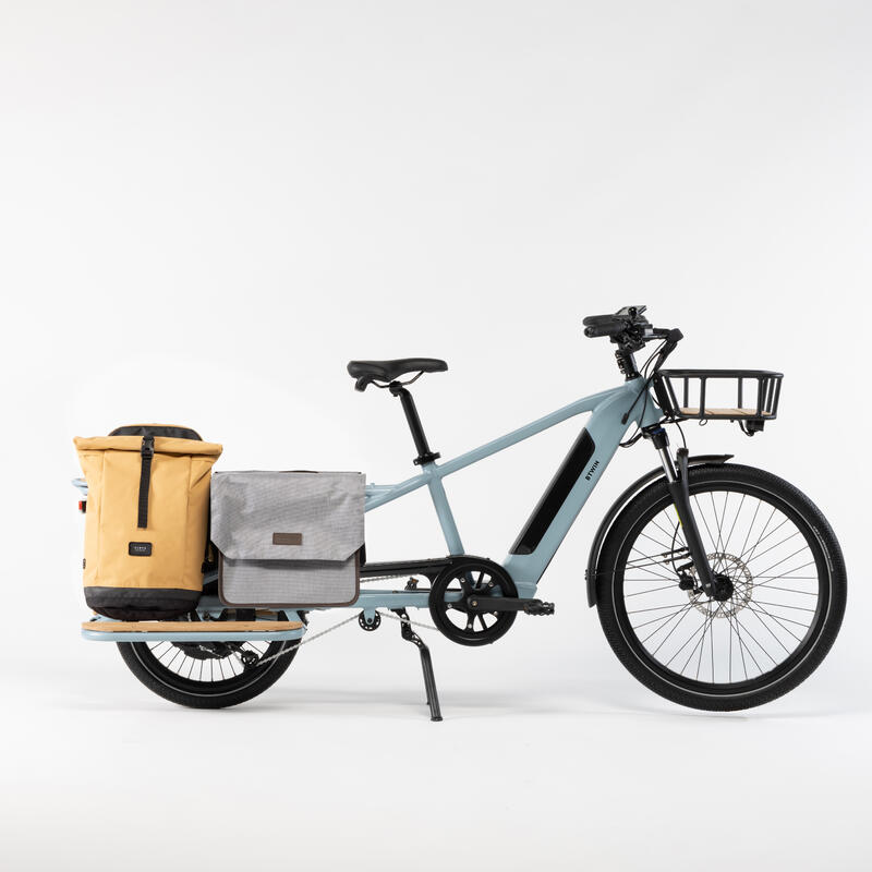 Electric Cargo Bike Rear loading longtail R500 - Decathlon