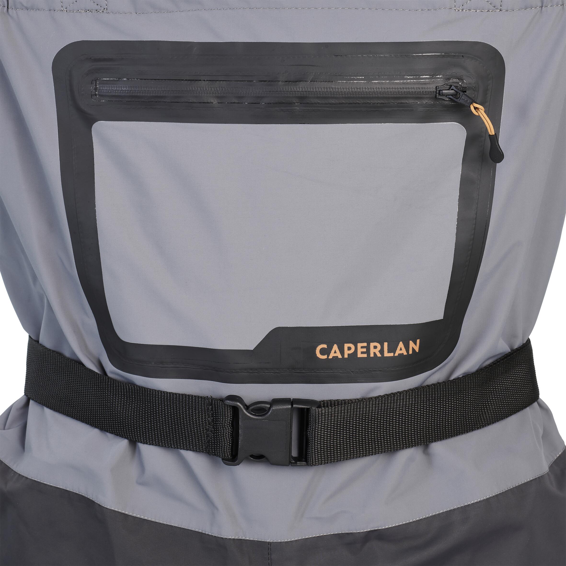 Breathable Fishing Waders - 500 - Carbon grey, Granite - Caperlan ...
