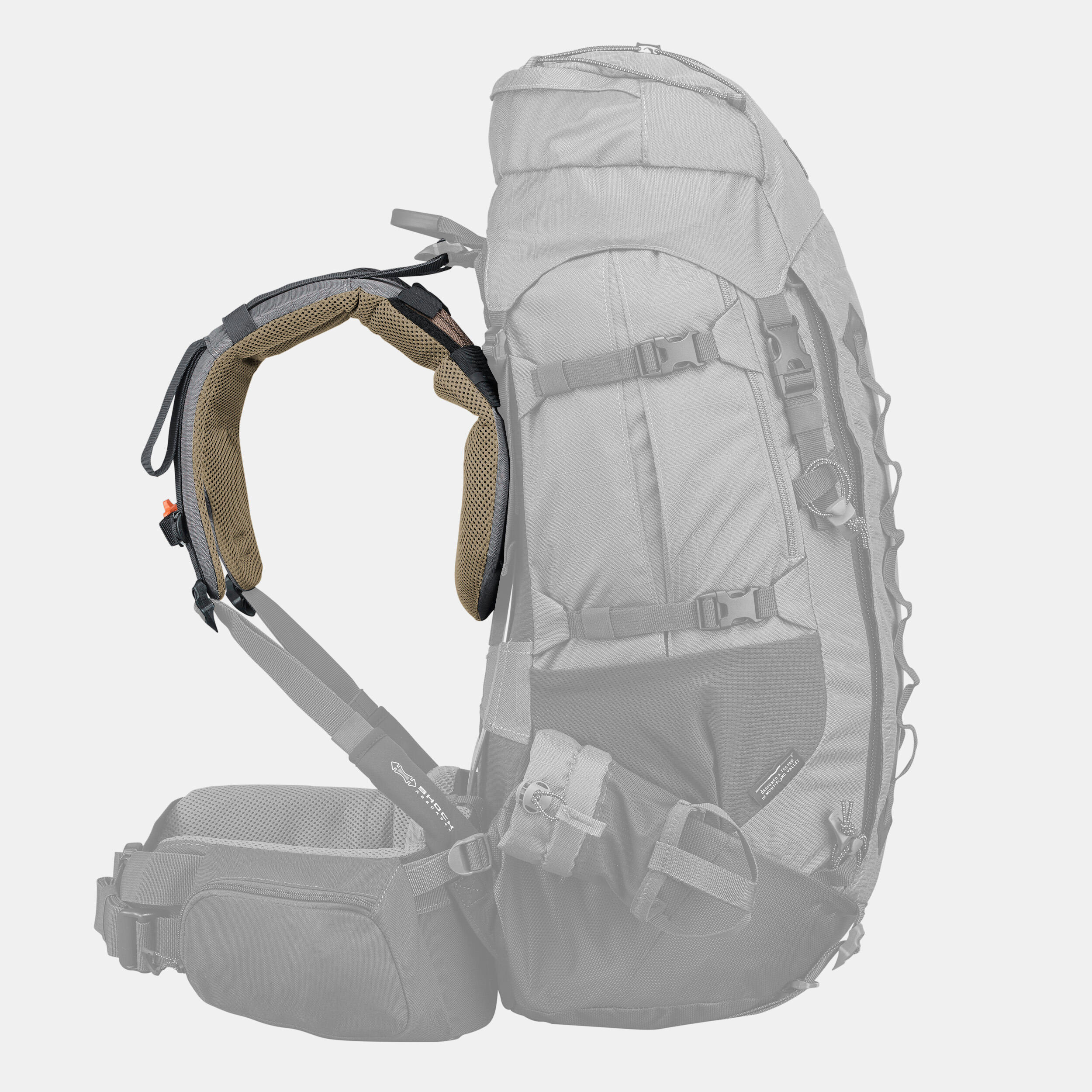 Replacement shoulder straps for MT900 50+10L men's backpack FORCLAZ ...