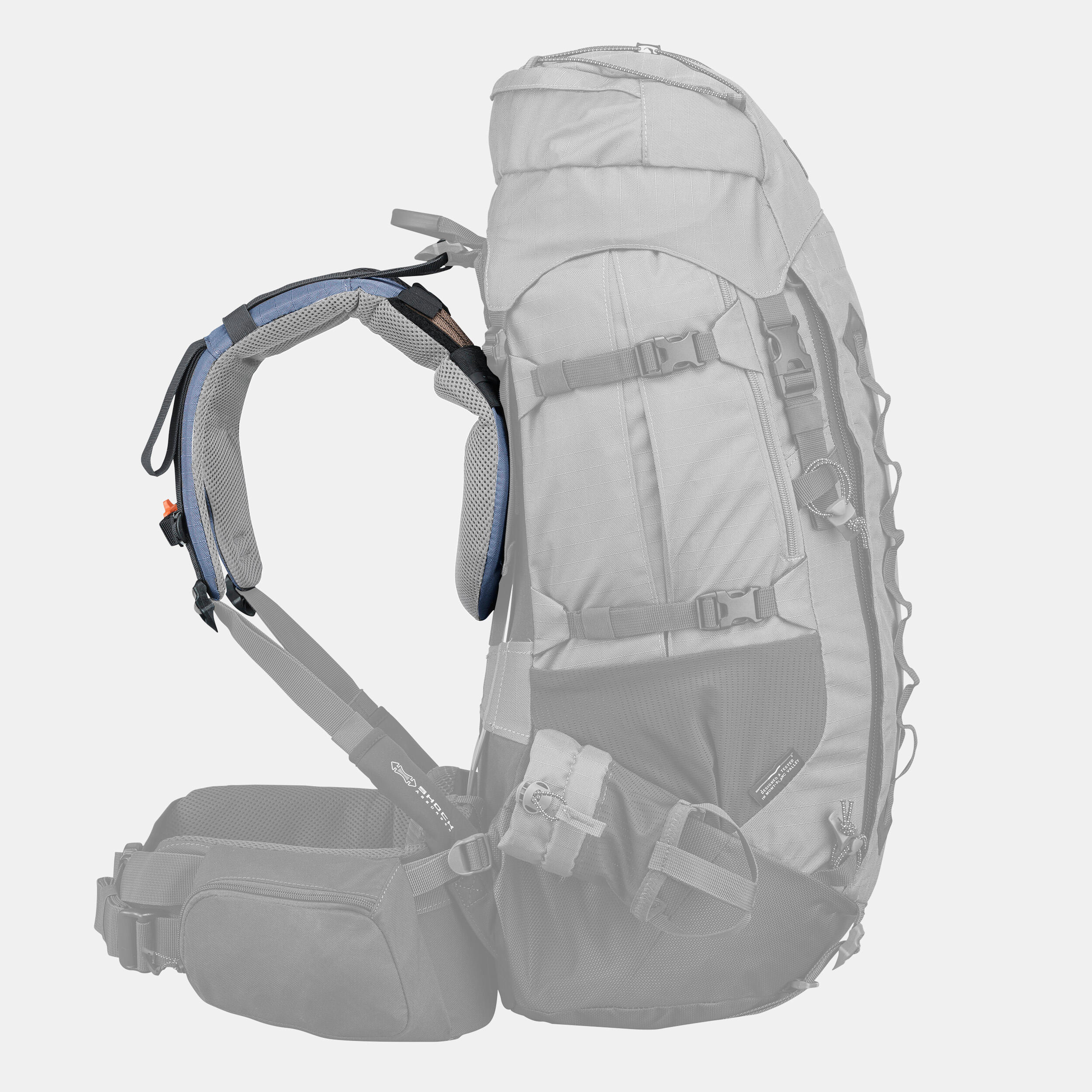 Replacement shoulder straps for women's MT900 50+10L backpack FORCLAZ ...