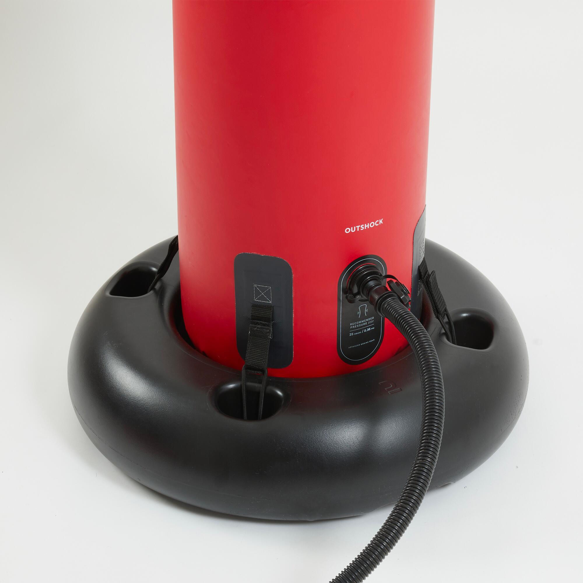 Saco de boxeo inflable de 120cm para Niños Outshock rojo - Decathlon