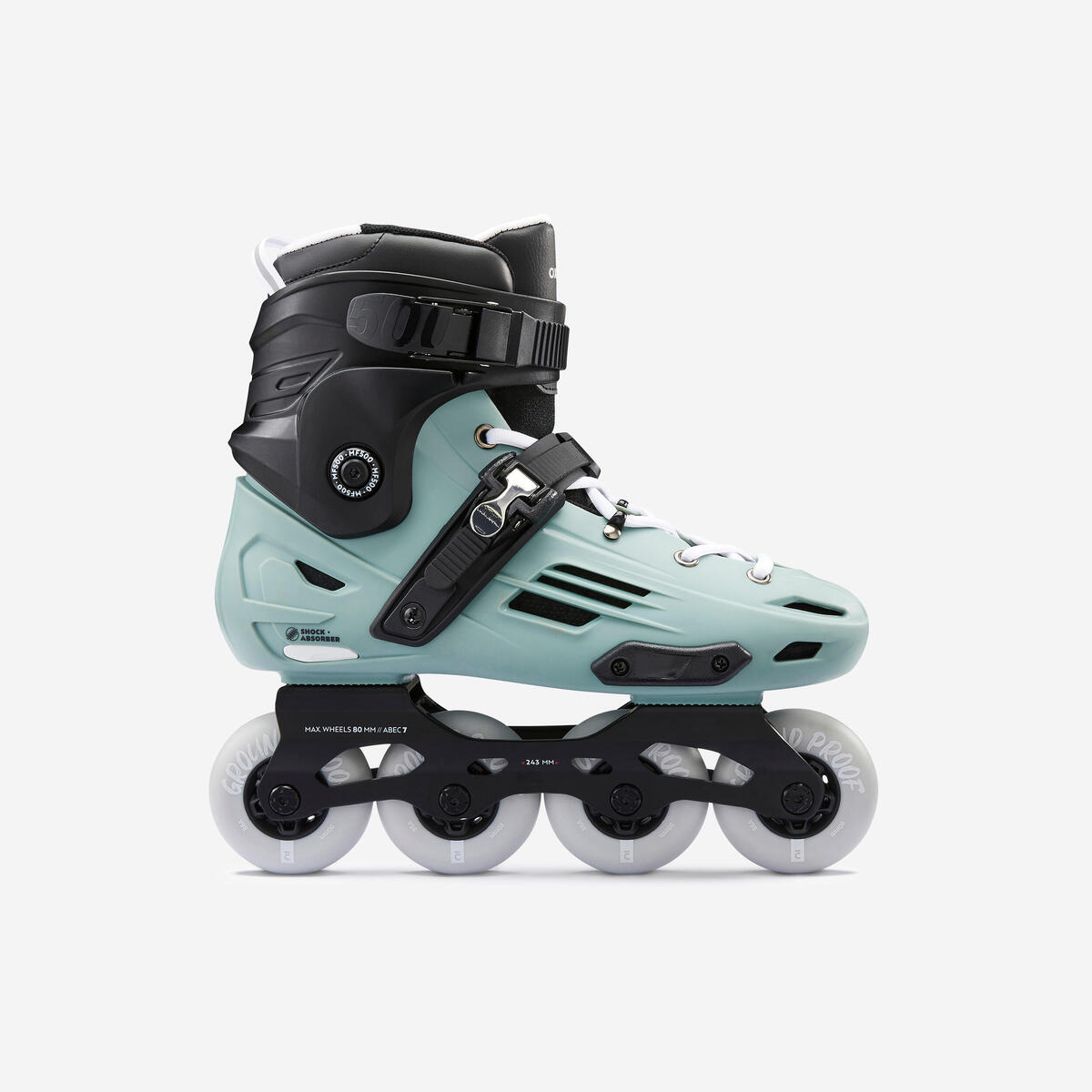 Adult Freeride Inline Skates MF500 - Light Khaki - Decathlon