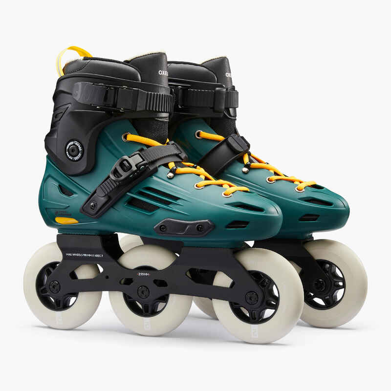 Patines Freeskate para adulto Oxelo MF900 verde - Decathlon
