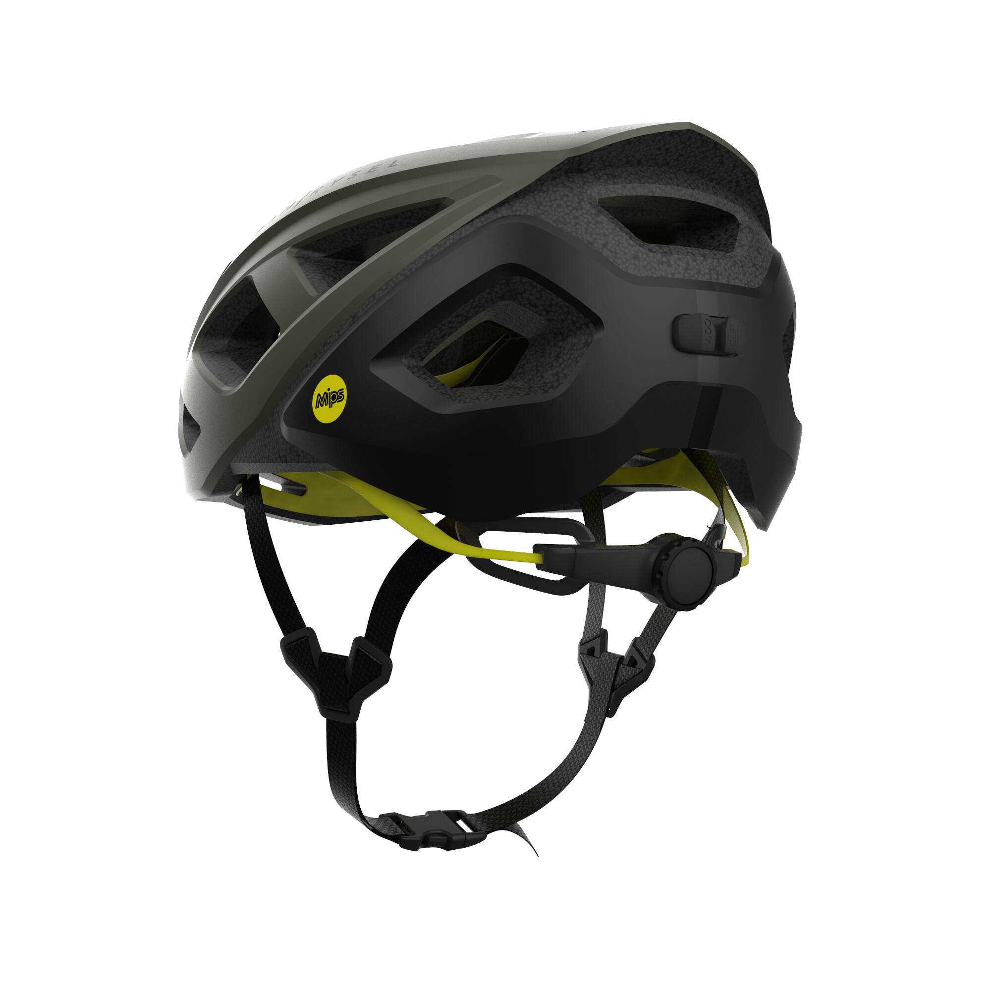 Plento dviratininko šalmas „RoadR 500 MIPS“, chaki spalvos - „Decathlon“