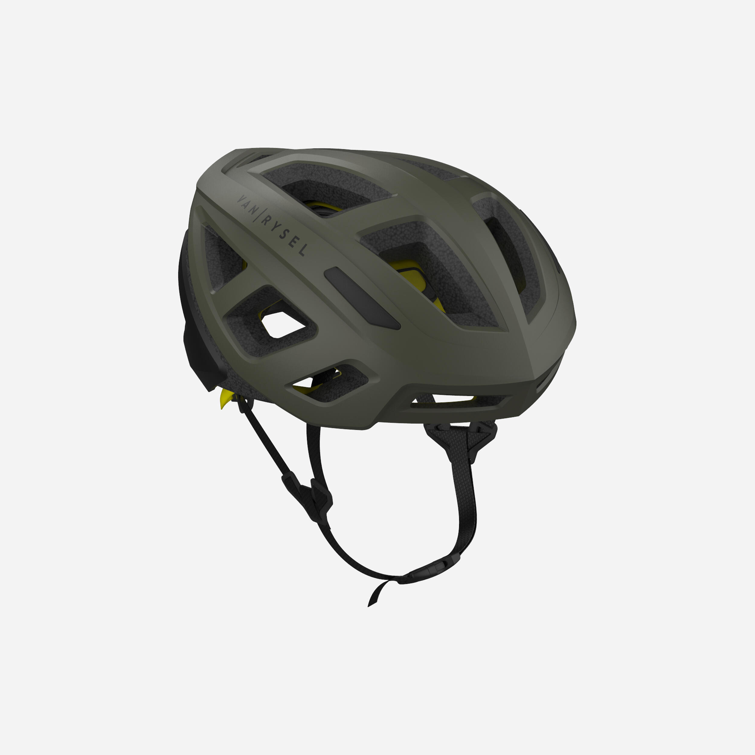 Plento dviratininko šalmas „RoadR 500 MIPS“, chaki spalvos - „Decathlon“