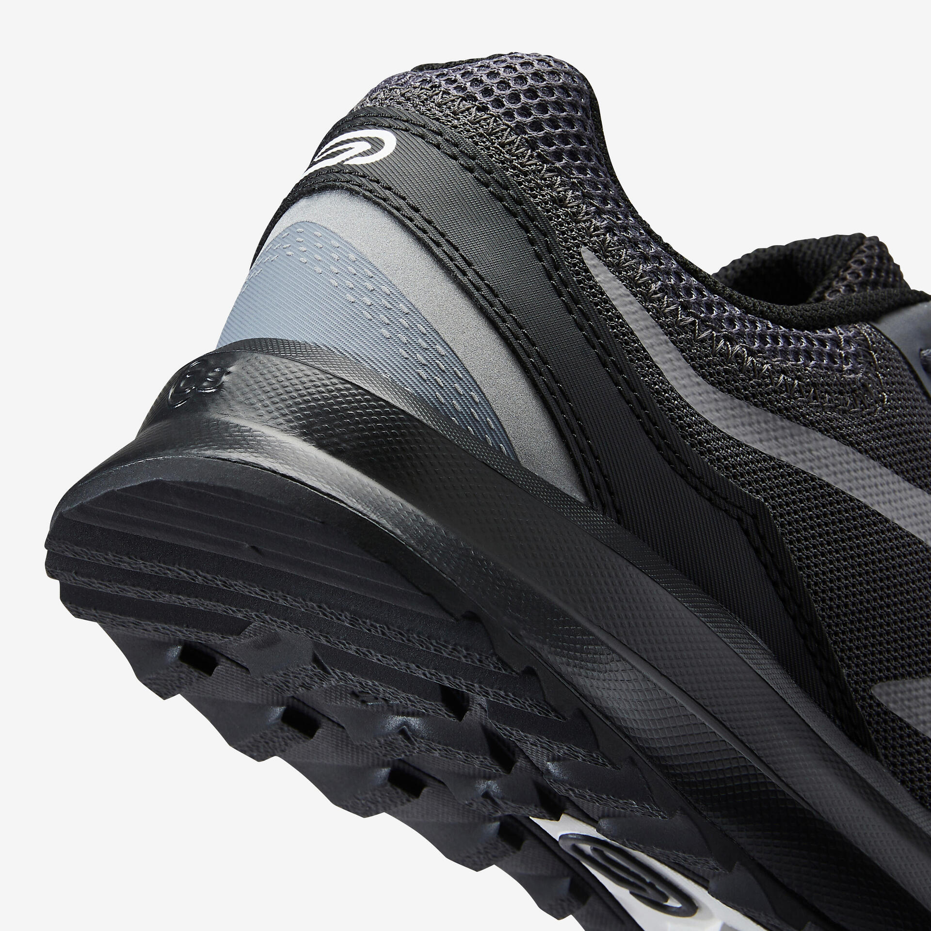 Men's Road Running Shoes ACTIVE GRIP (For Jogging) - Black
