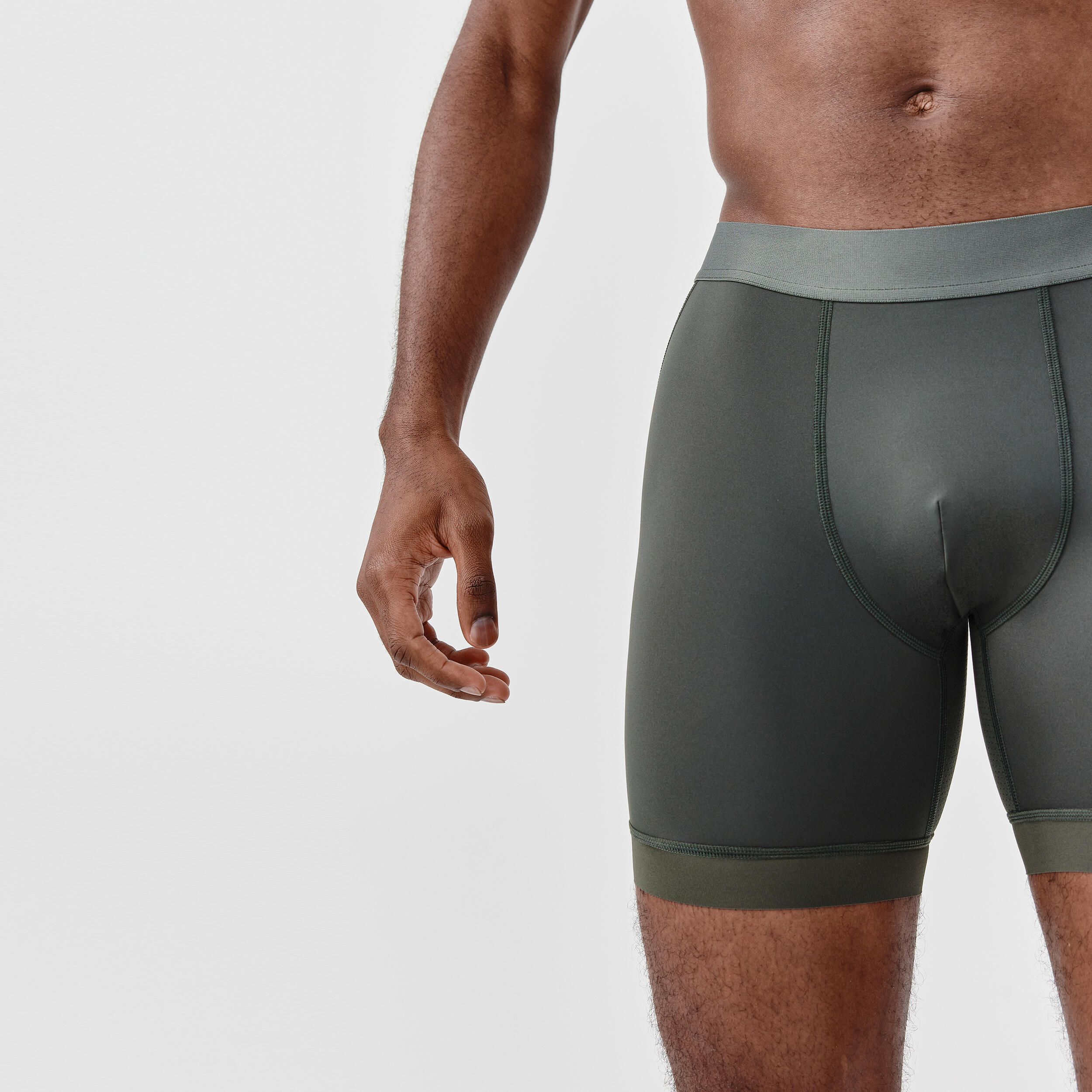 MEN'S SEMI-LONG BREATHABLE RUNNING BOXERS KALENJI | Decathlon