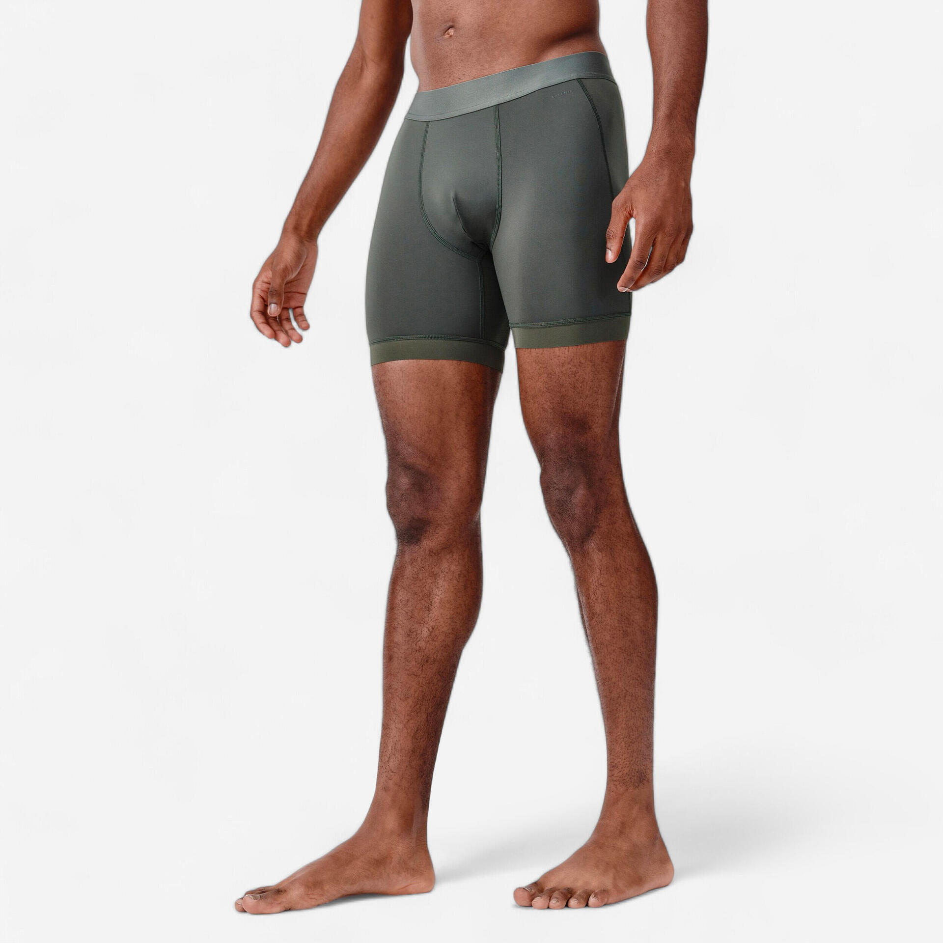 DRY+ MEN'S BREATHABLE RUNNING BOXERS KHAKI