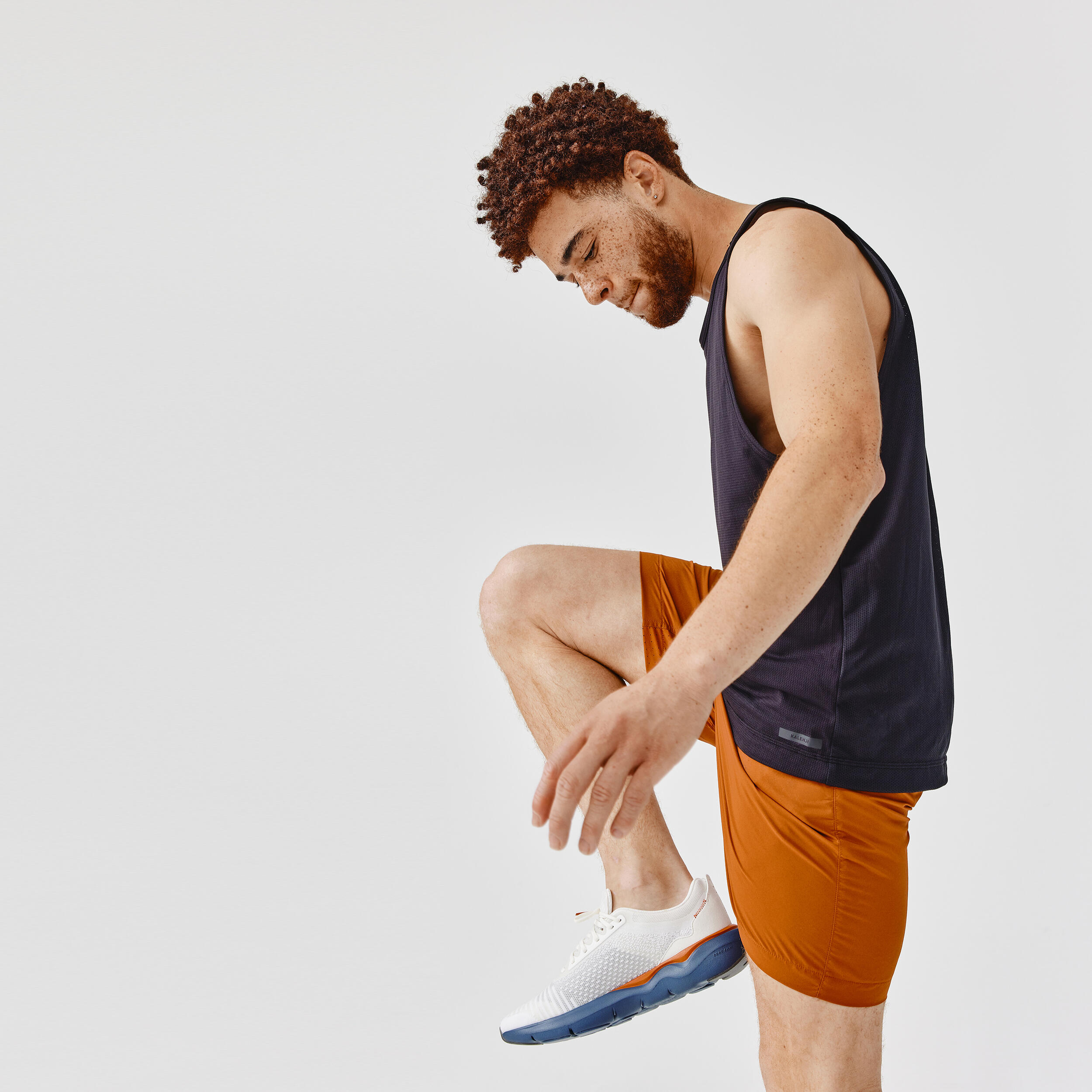 Men's Basic Running Tank Top - Black