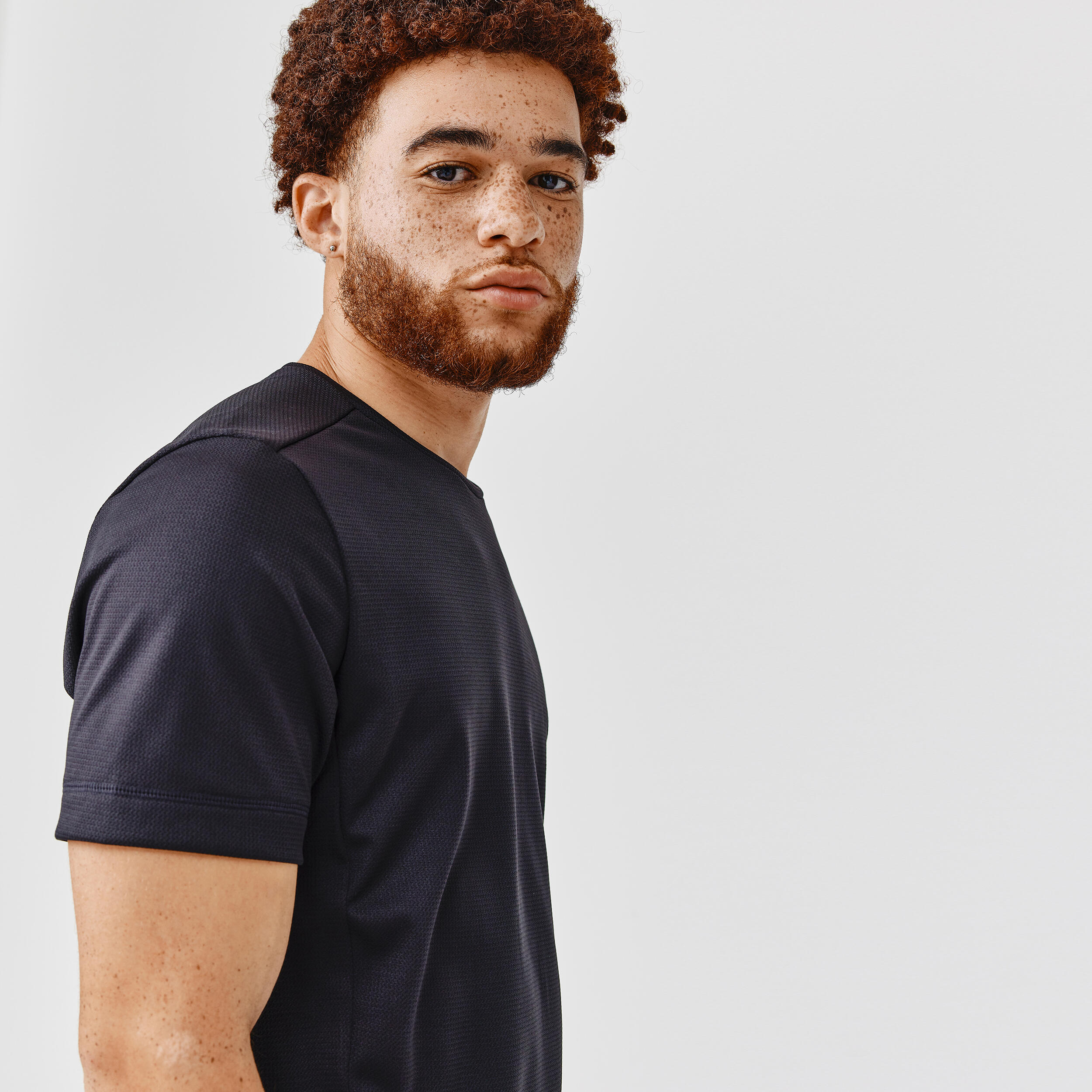 Men's Quick Dry Running T-Shirt - Black