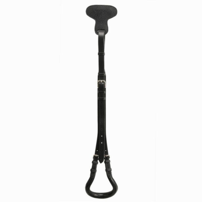 Horse Riding Leather Schooling Crupper for Pony - Black FOUGANZA ...