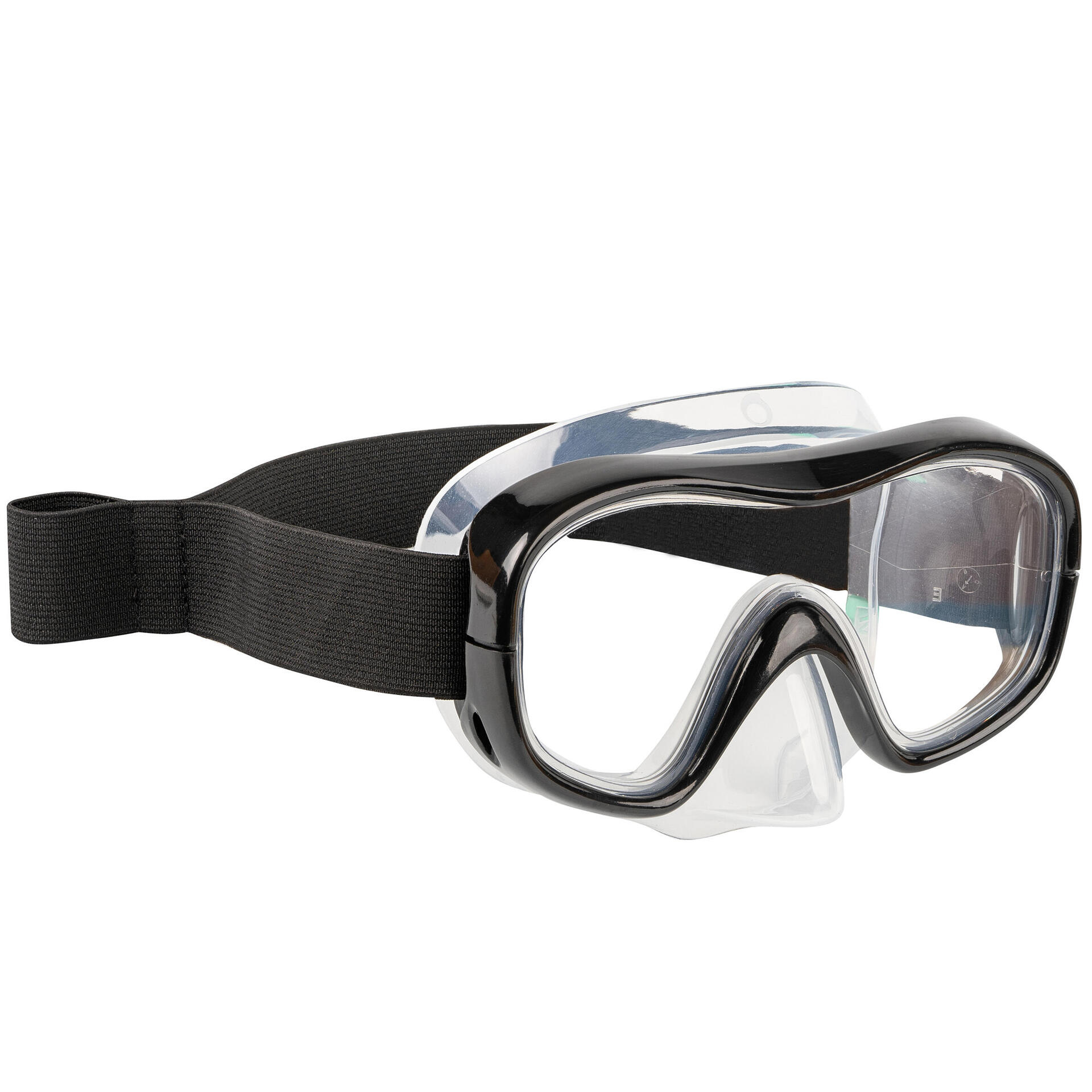 Adult SNK500 snorkelling kit with fins, mask and snorkel