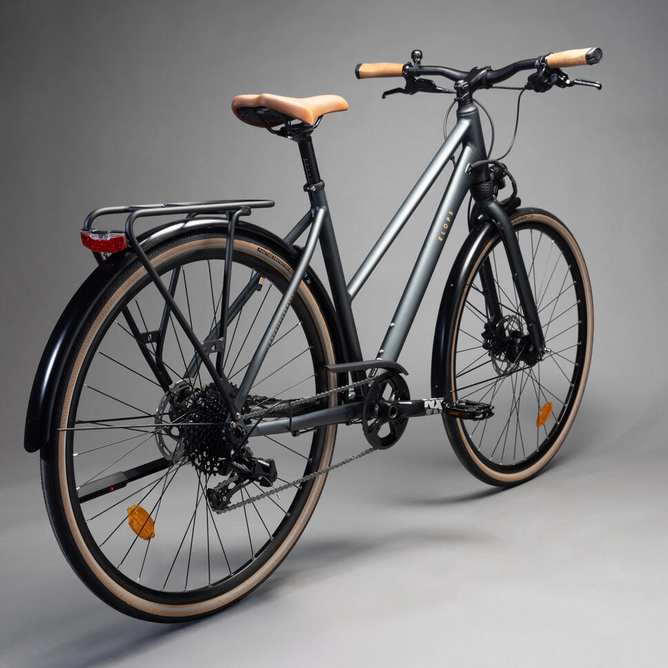 City Bike Long Distance 28 Zoll Elops LD900 LF Damen bordeauxrot ELOPS ...