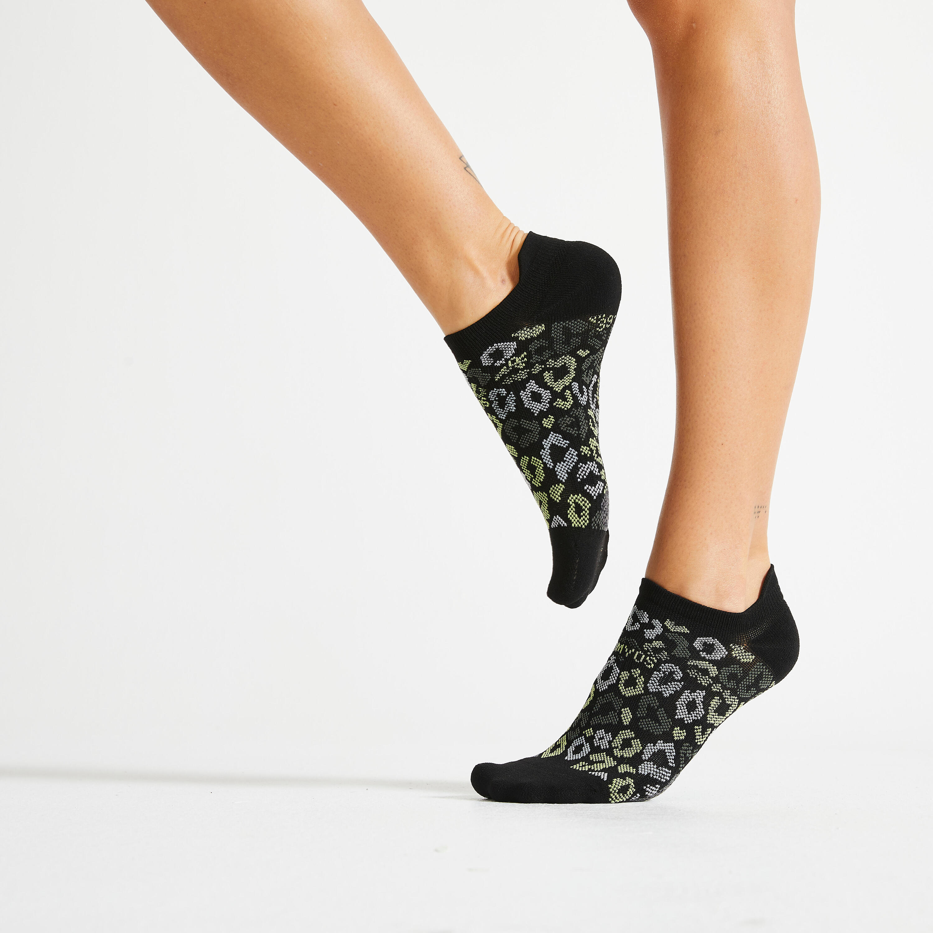 Invisible Fitness Socks Twin-Pack DOMYOS | Decathlon